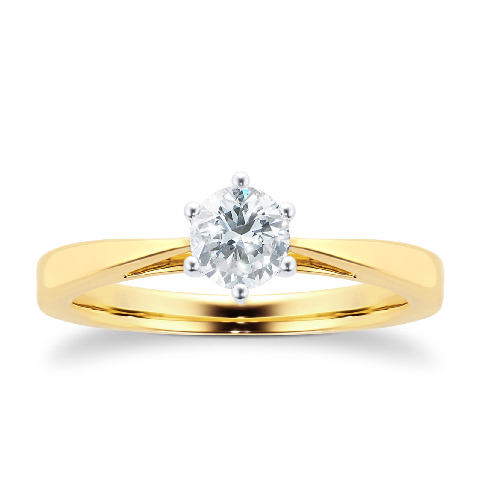 Round Engagement Rings, Brilliant Cut Diamond Rings UK, Halo ...