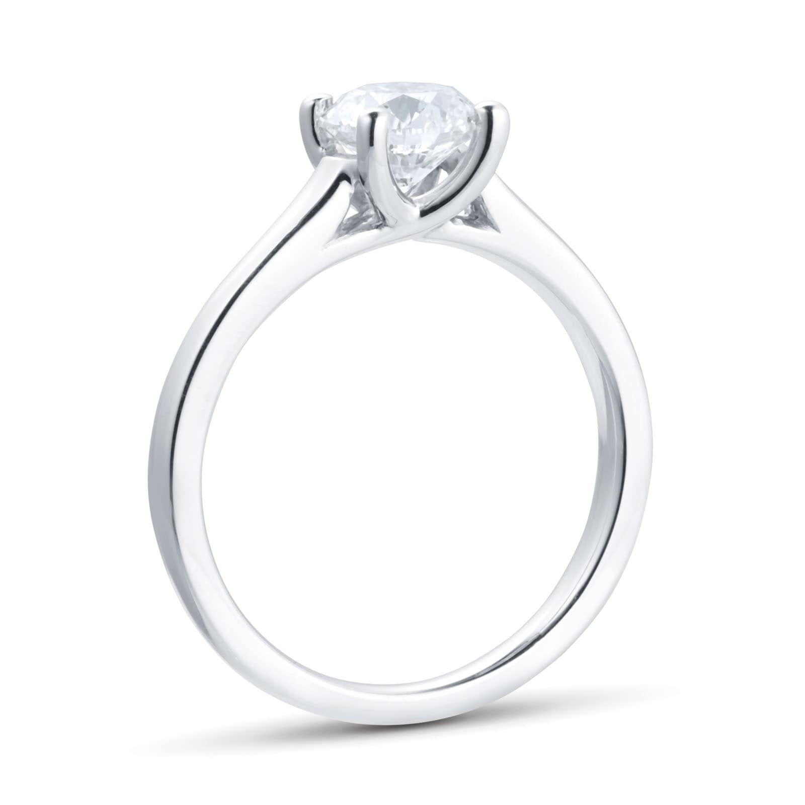 Goldsmiths Platinum 1ct Diamond Solitaire Engagement Ring RX5746 1.00CT ...