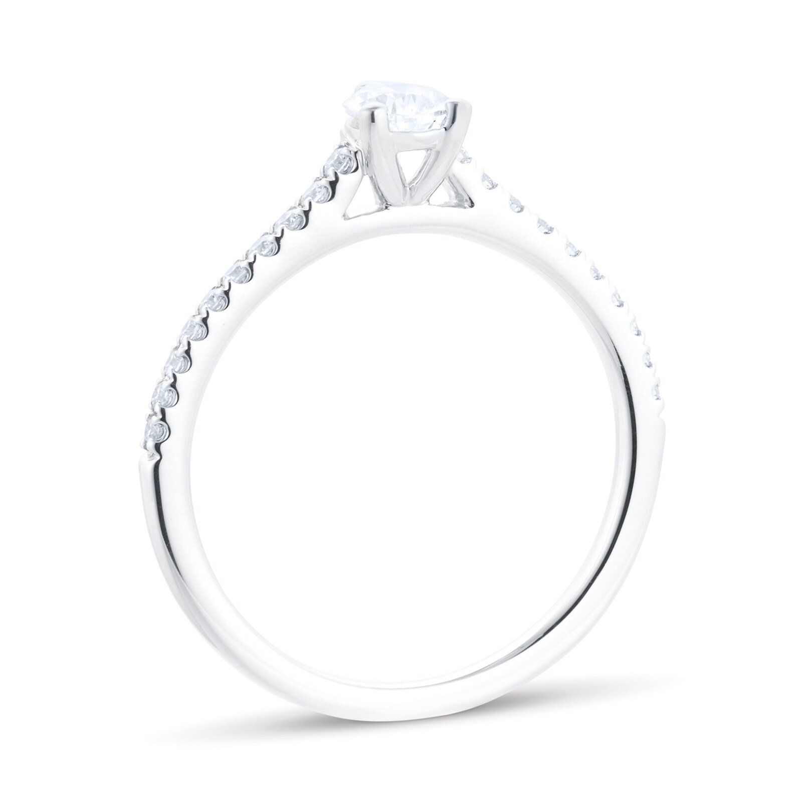 Goldsmiths Platinum 0.66ct Diamond Pear Cut Solitaire Bridal Set ...