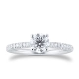 Mappin & Webb Constance Platinum 0.84ct Brilliant Cut Solitaire Ring ...