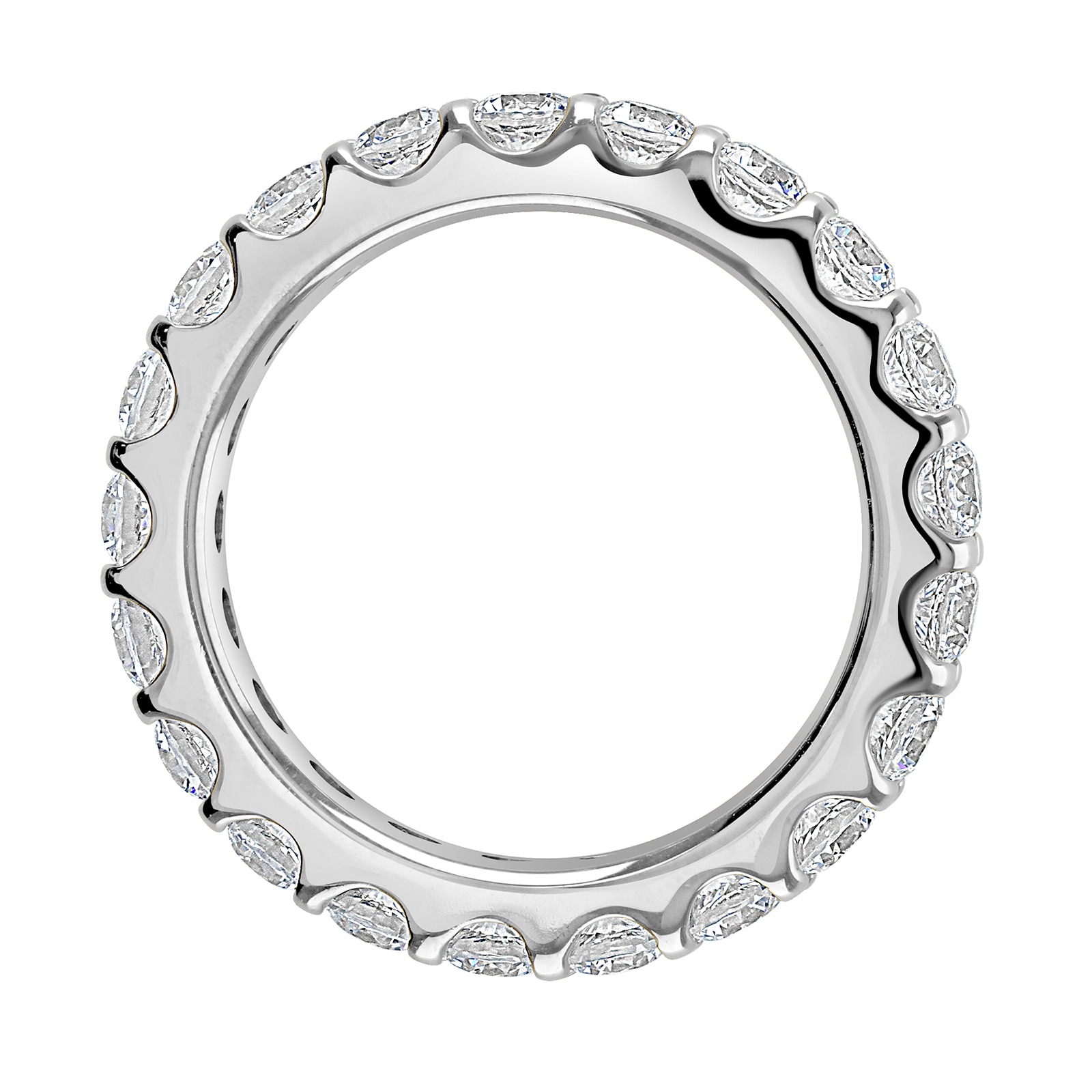 Goldsmiths Platinum 2.00cttw Brilliant Cut Claw Set Diamond Full ...