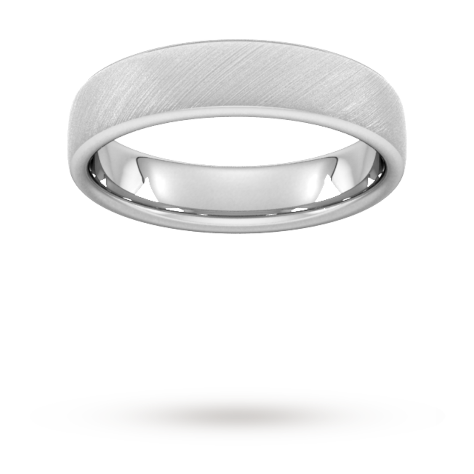 Goldsmiths 5mm Traditional Court Heavy Diagonal Matt Finish Wedding ...