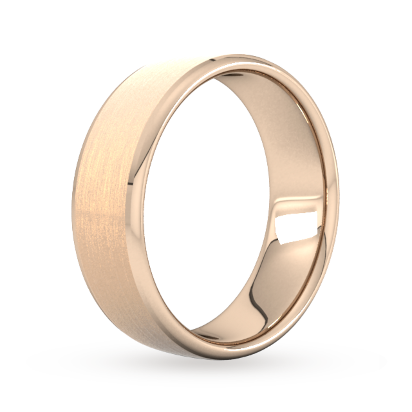 Goldsmiths 7mm Slight Court Standard Polished Chamfered Edges With Matt ...