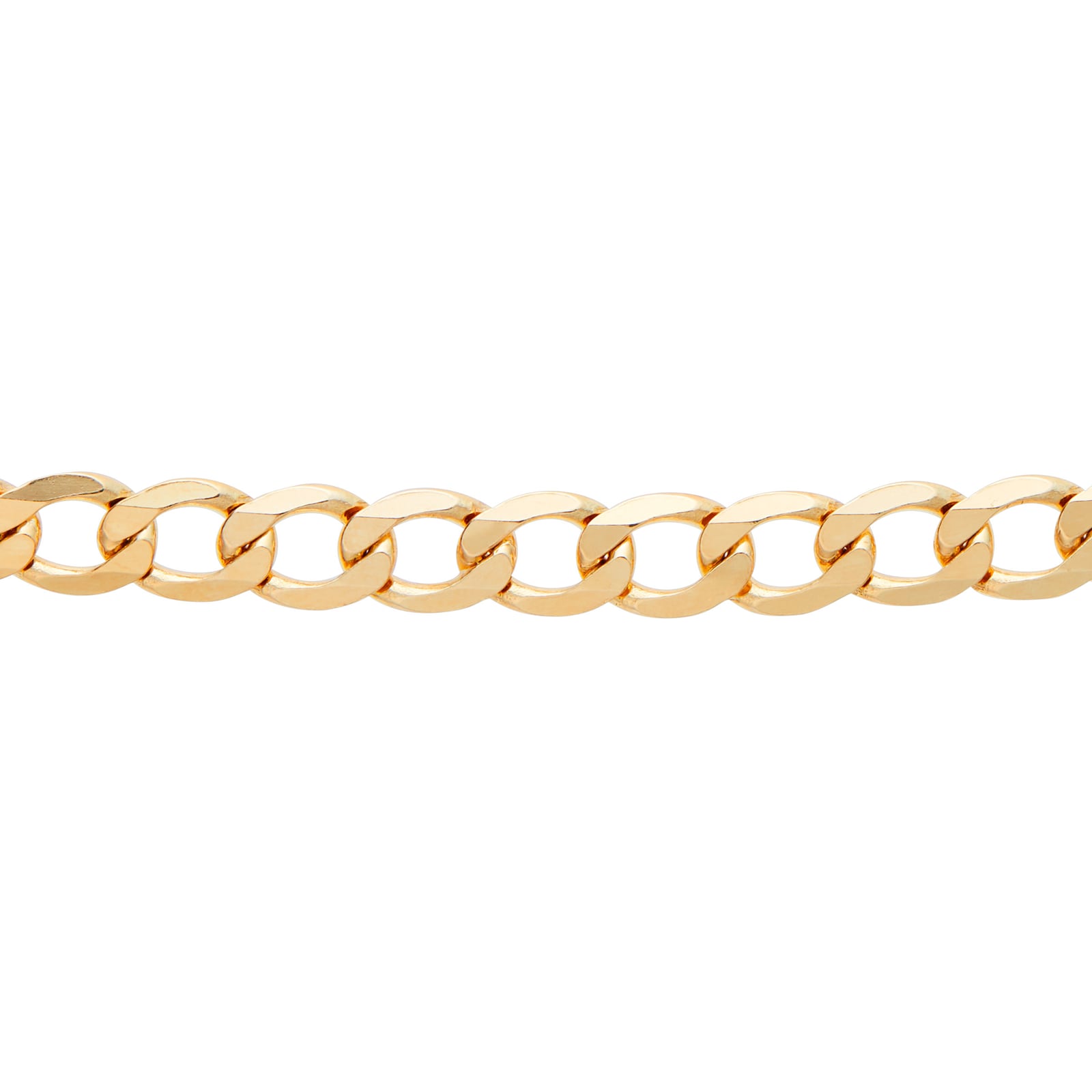 Goldsmiths 9ct Yellow Gold 5mm Solid Curb 20 inch Chain G120MCGS20 ...