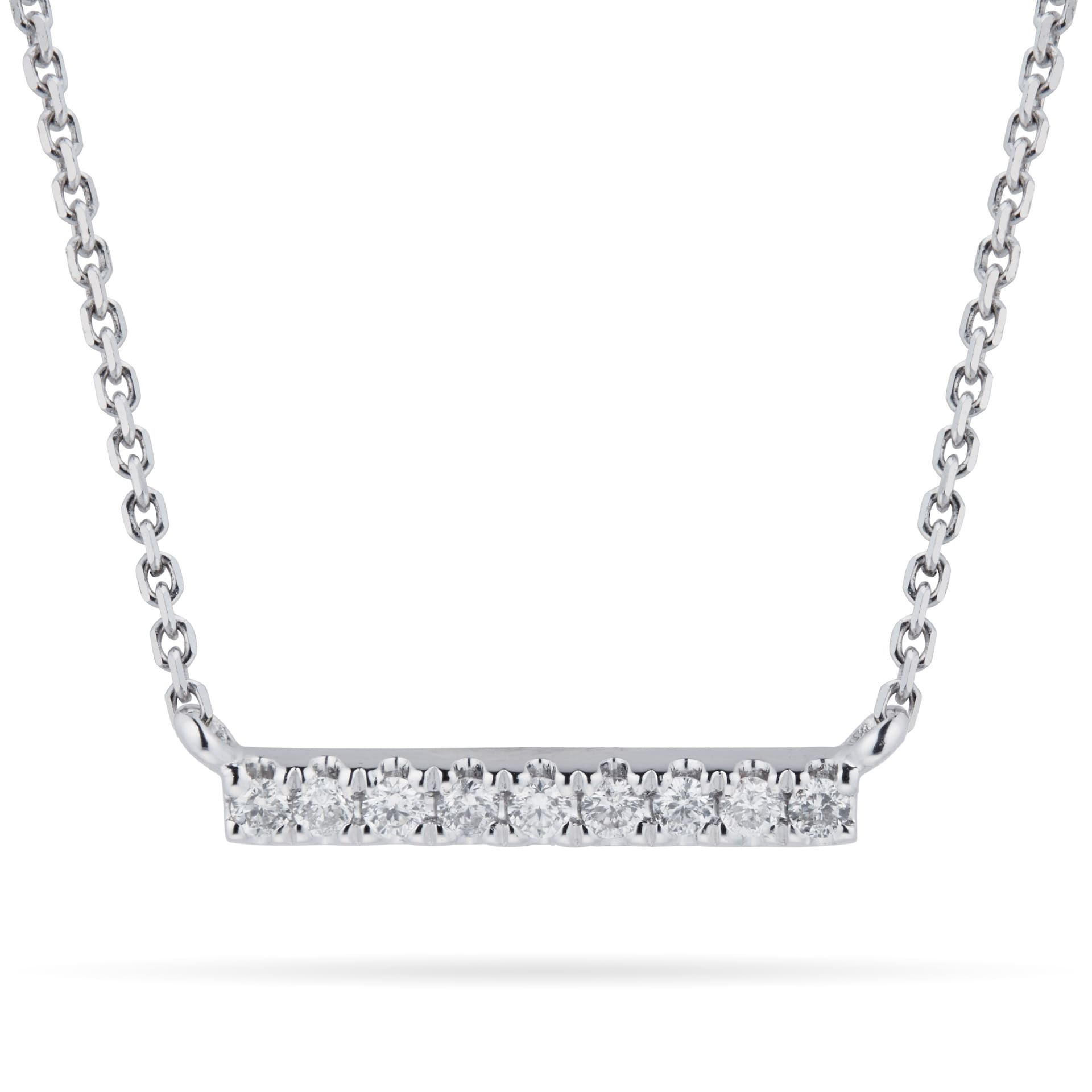 White Gold Necklaces, White Gold Chain Necklaces & Pendants for Women ...