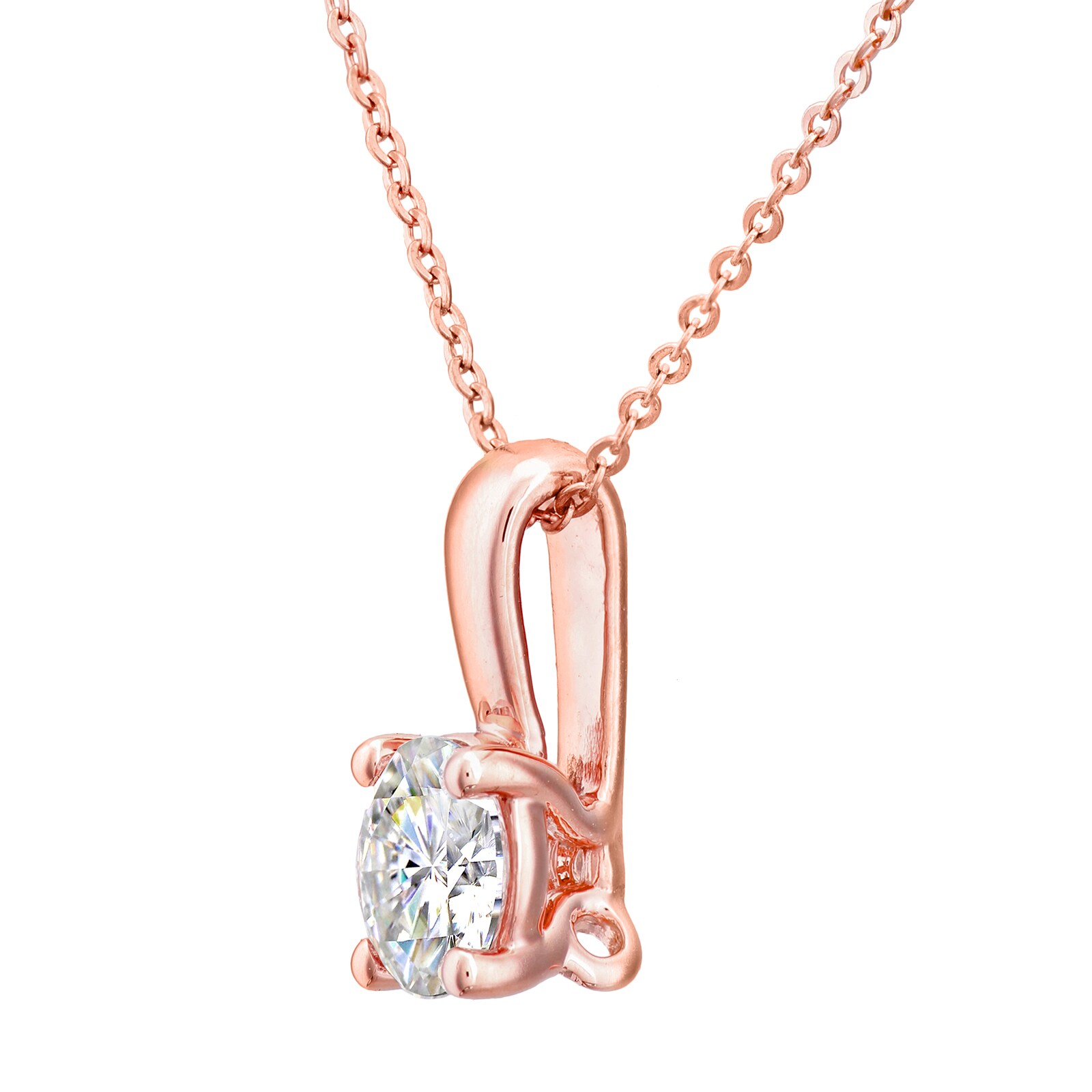 Rose Gold Necklaces for Women, Diamond & Rose Gold Pendants for Sale UK ...