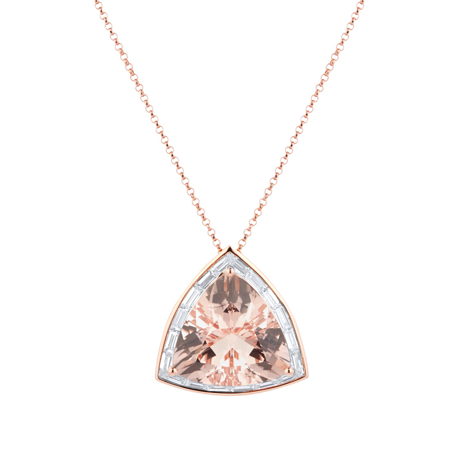 Rose Gold Necklaces for Women, Diamond & Rose Gold Pendants for Sale UK ...