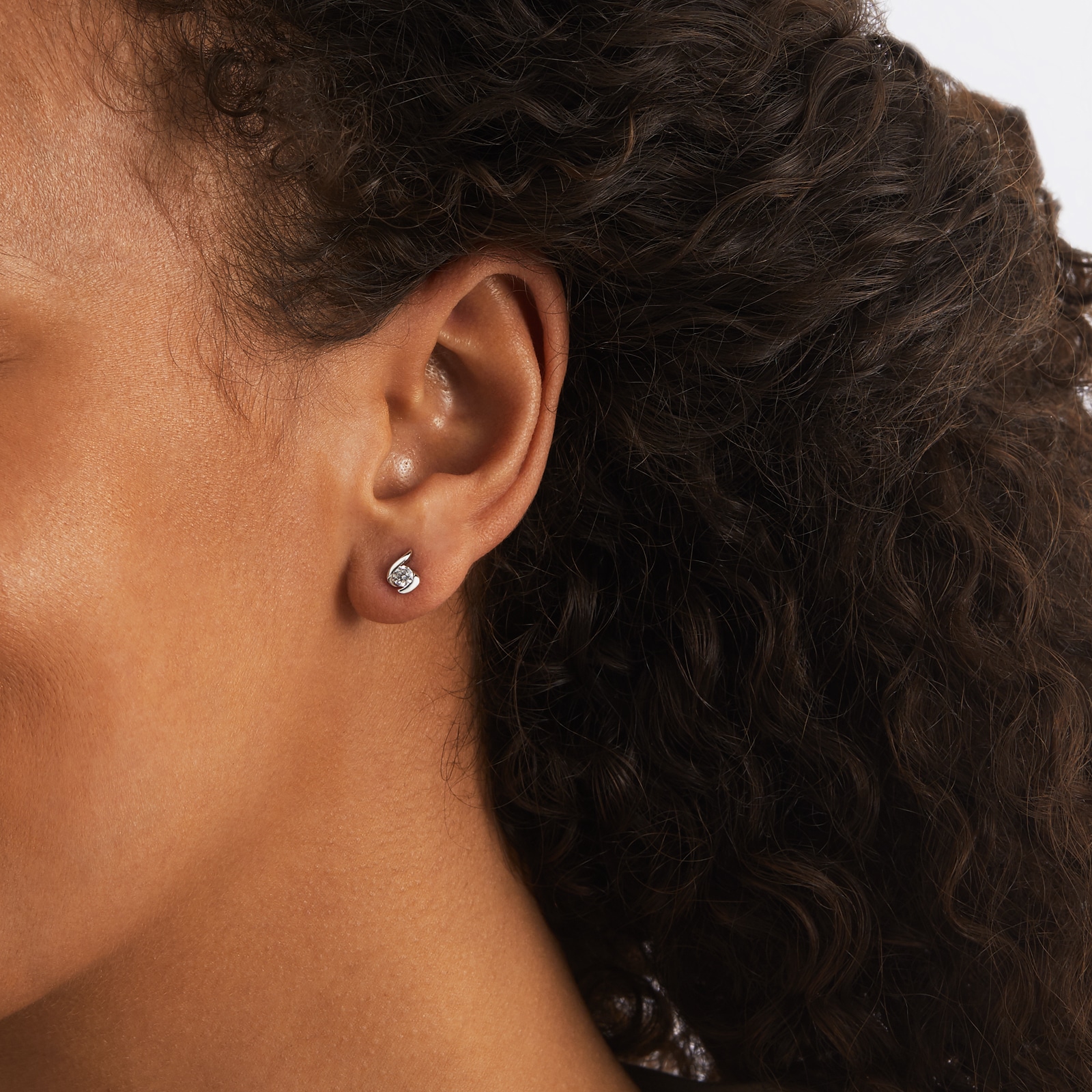 Diamond Earrings, Yellow & White Gold Diamond Studs & Drop Earrings for ...