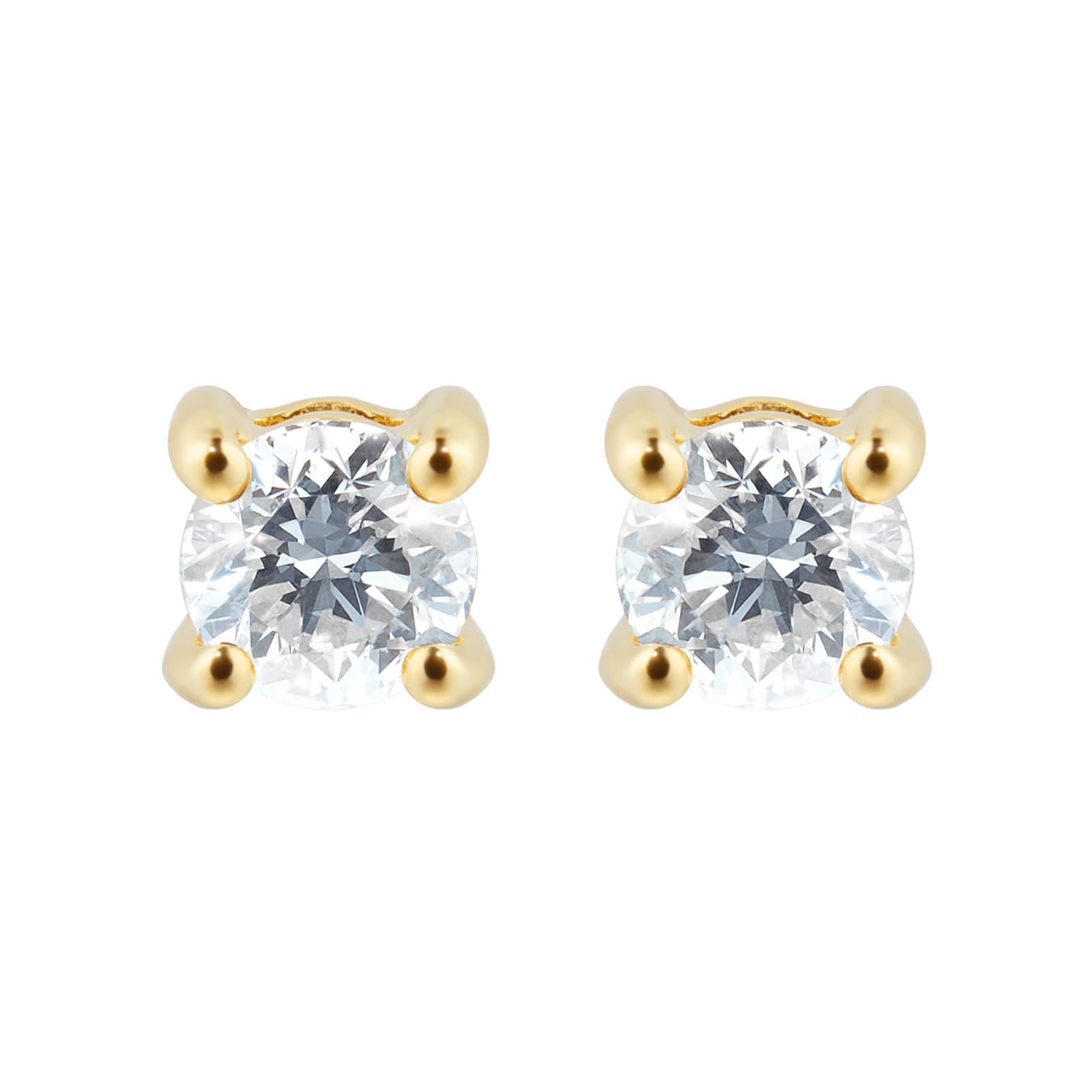 Diamond Earrings, Yellow & White Gold Diamond Studs & Drop Earrings for ...