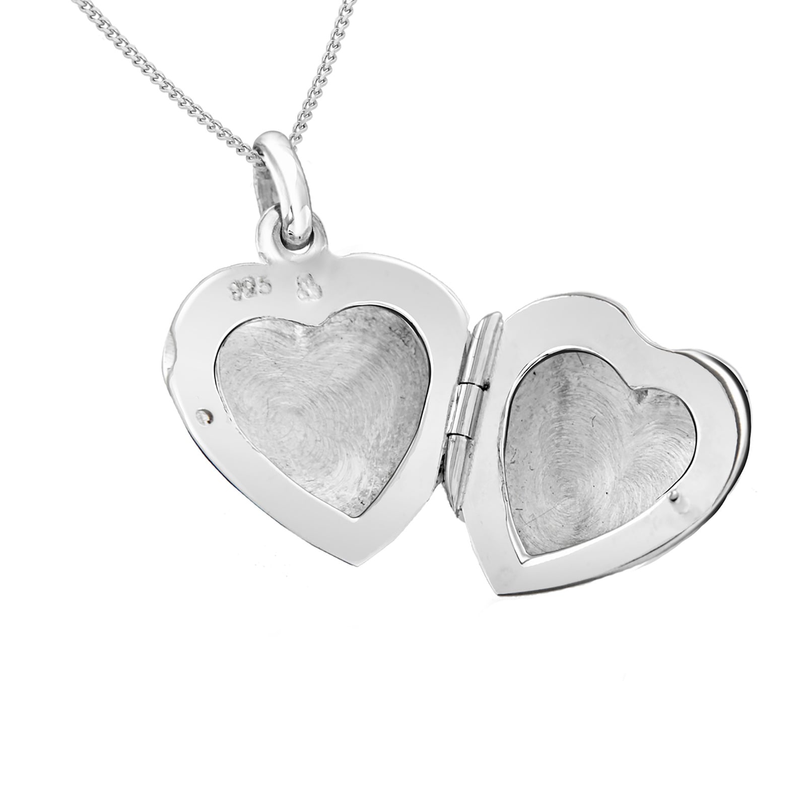 Goldsmiths Sterling Silver Heart Locket 8.43.5224 | Goldsmiths