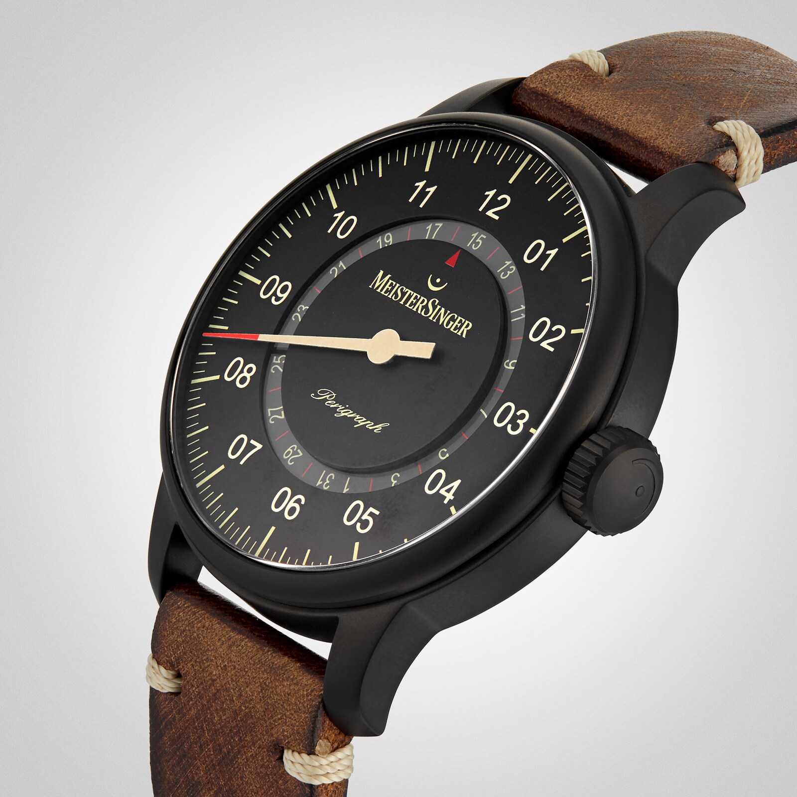 MeisterSinger Perigraph Blackline Automatic Mens Watch AM1002BL ...