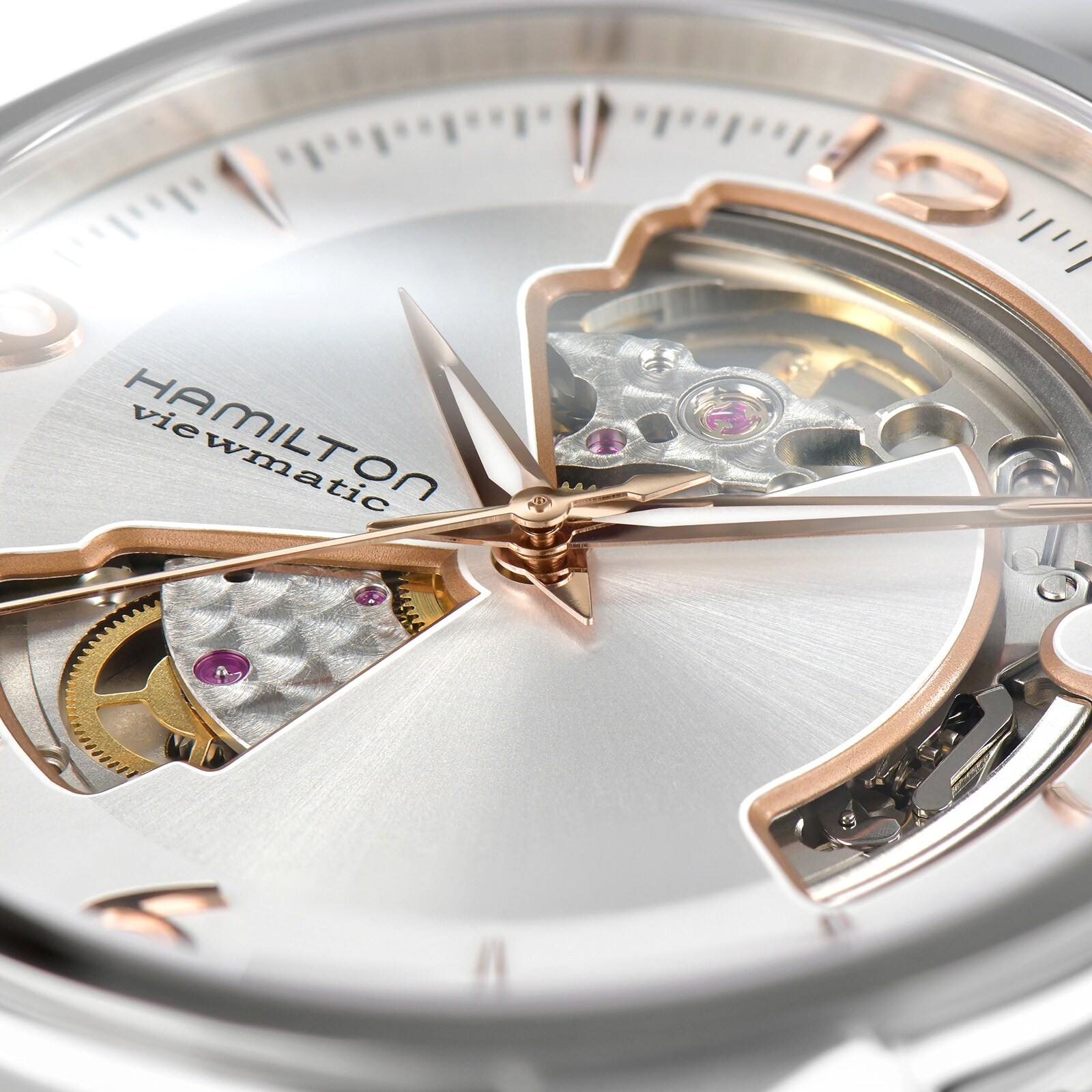 Hamilton Jazzmaster Open Heart Auto 40mm Mens Watch Silver H32565555 ...