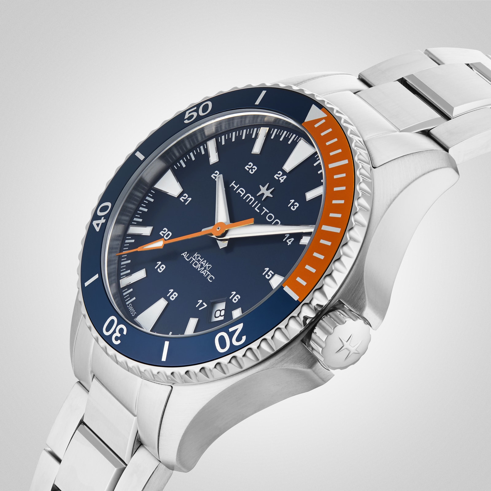 Hamilton Khaki Navy Scuba Auto 40mm Mens Watch Blue H82365141 | Watches ...