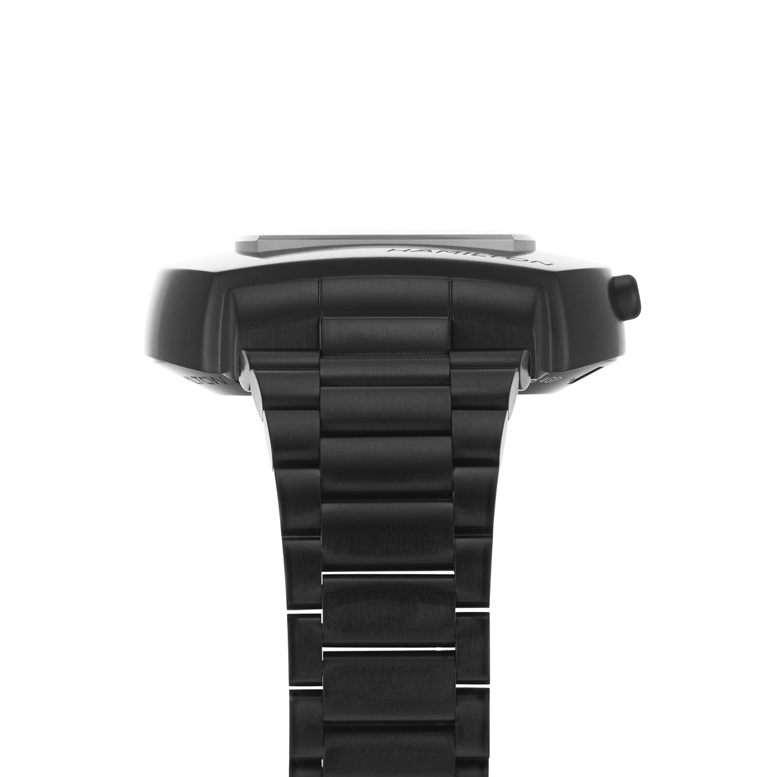 Hamilton American Classic PSR Digital Quartz Mens Watch Black H52404130 ...