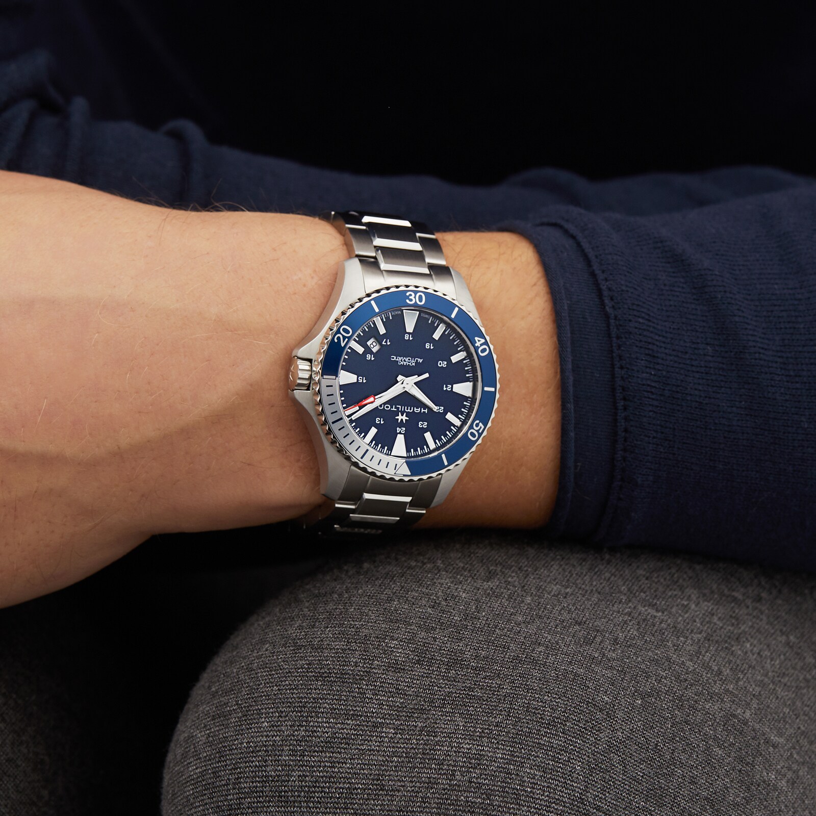 Hamilton Khaki Navy Scuba Auto 40mm Mens Watch H82345141 | Goldsmiths