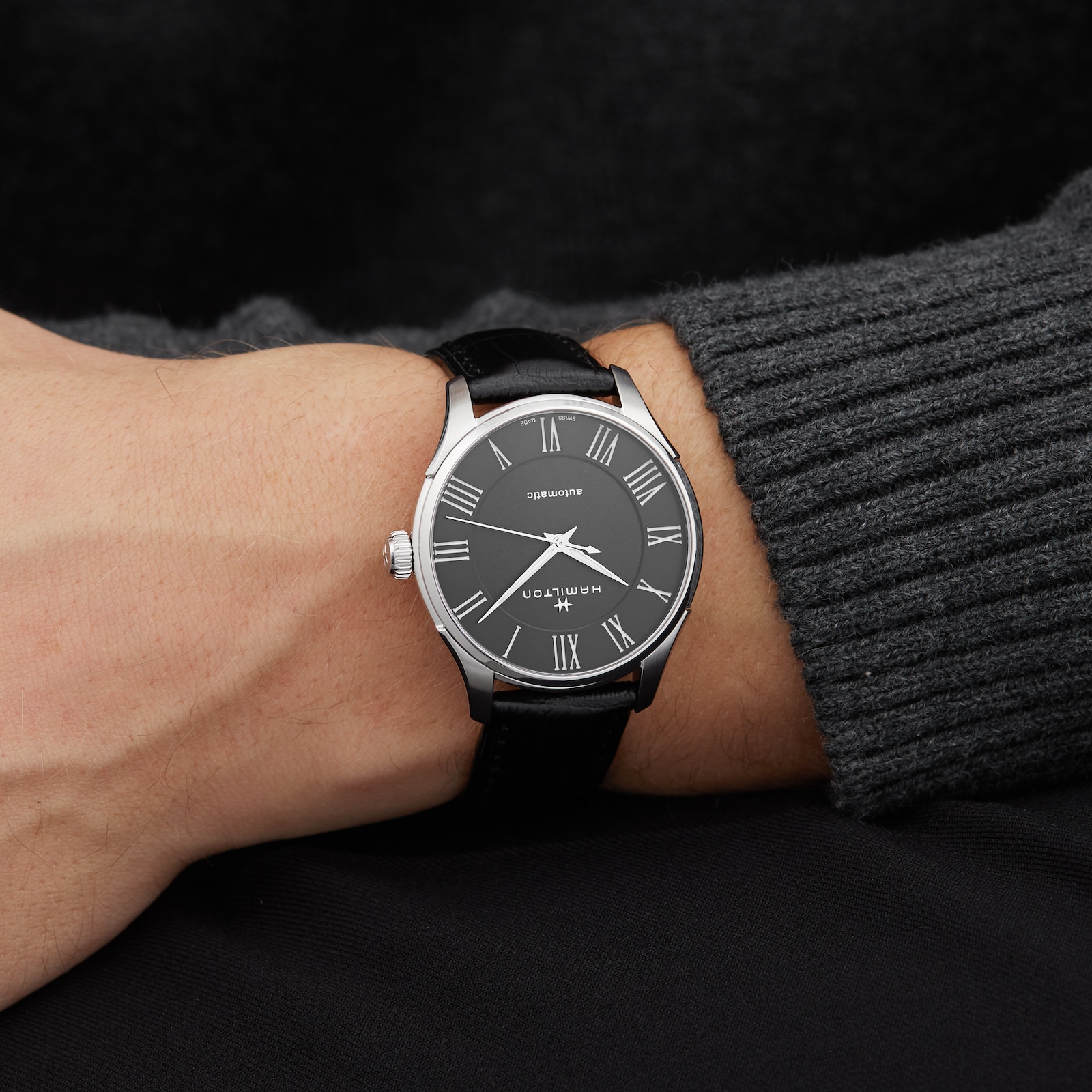 Hamilton Jazzmaster 40mm Mens Watch H42535730 | Goldsmiths