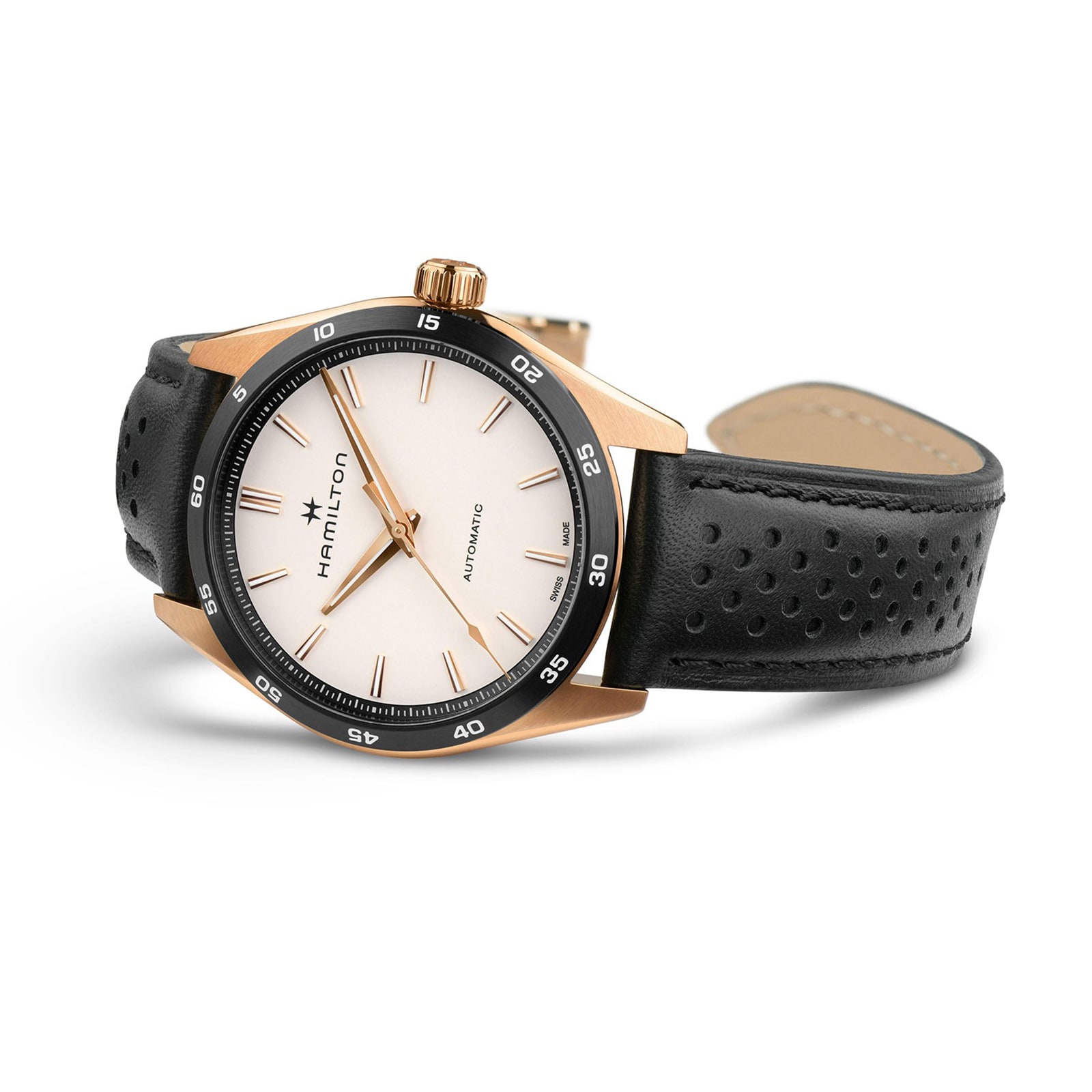 Hamilton Jazzmaster Performer Automatic 38mm Mens Watch White H36225770 ...