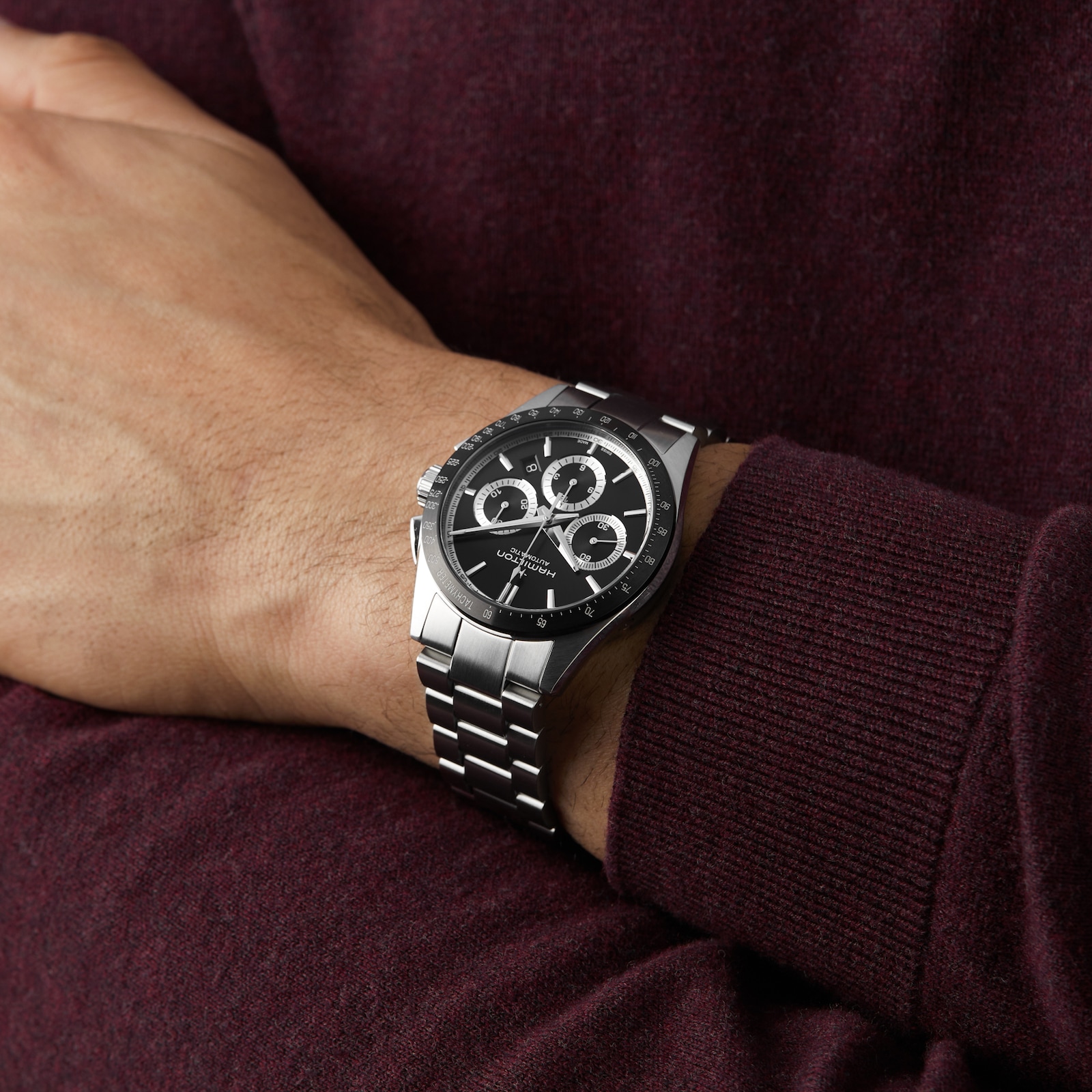 Hamilton Jazzmaster Performer Chronograph Automatic 42mm Mens Watch ...