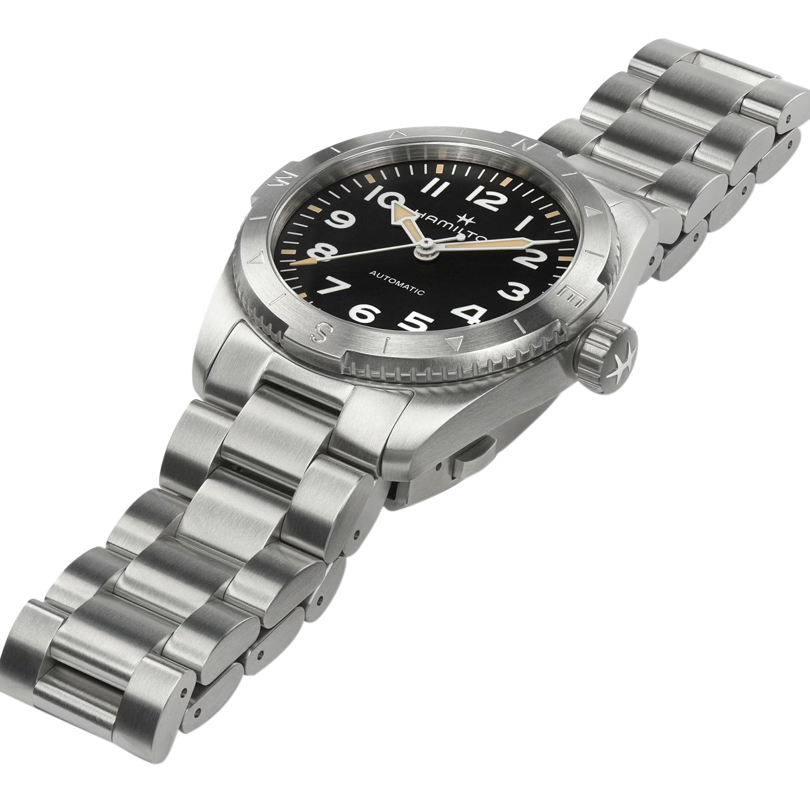 Hamilton Khaki Field Expedition Automatic 37mm Mens Watch Black ...