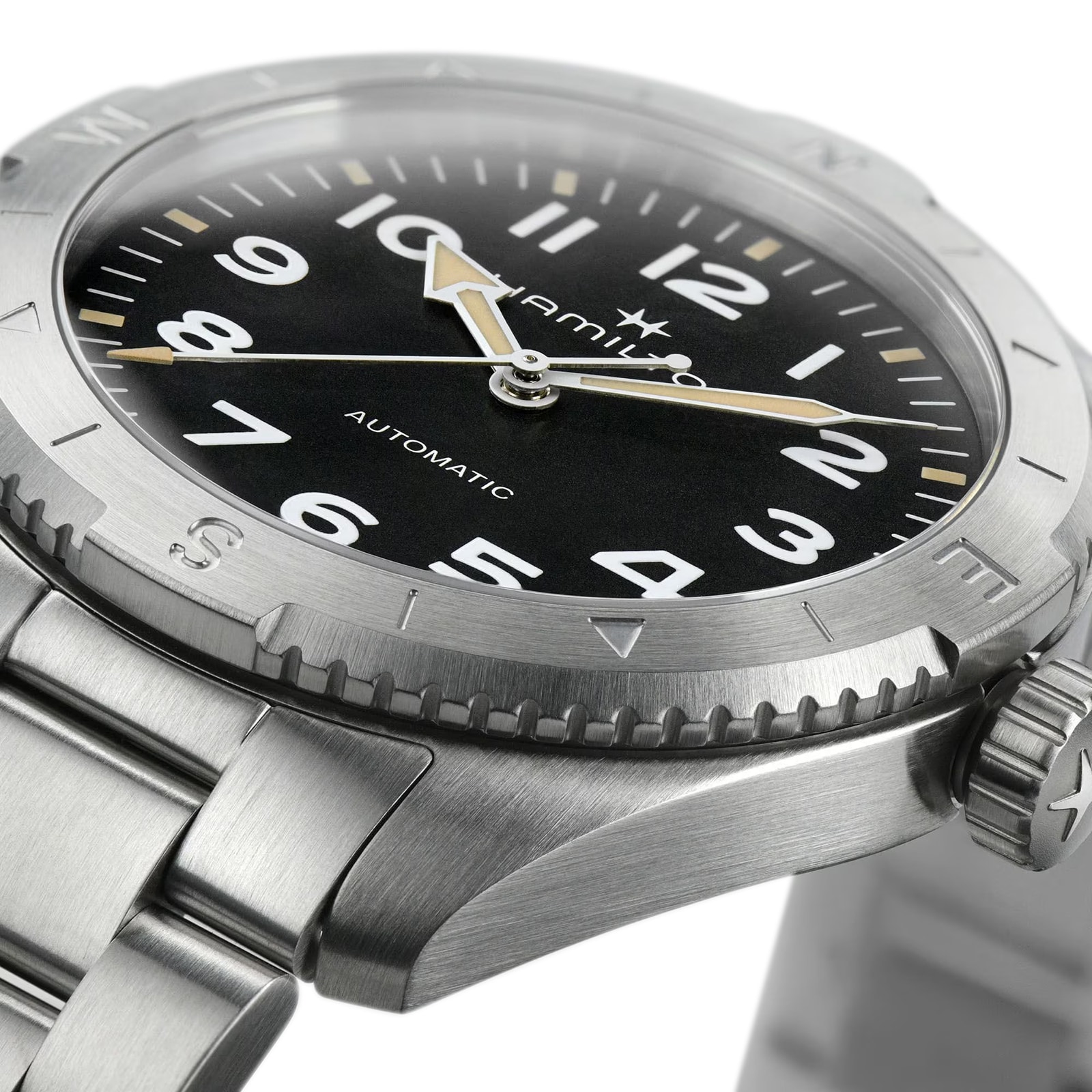 Hamilton Khaki Field Expedition Automatic 37mm Mens Watch Black ...