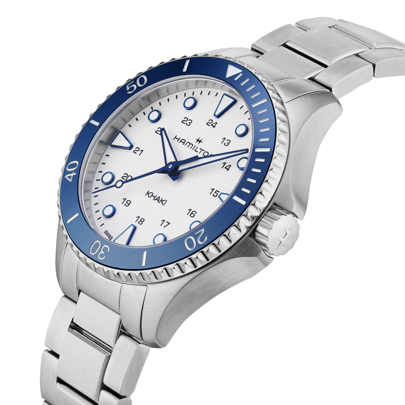 Hamilton Khaki Navy Frogman Titanium Auto 46mm Mens Watch Black ...