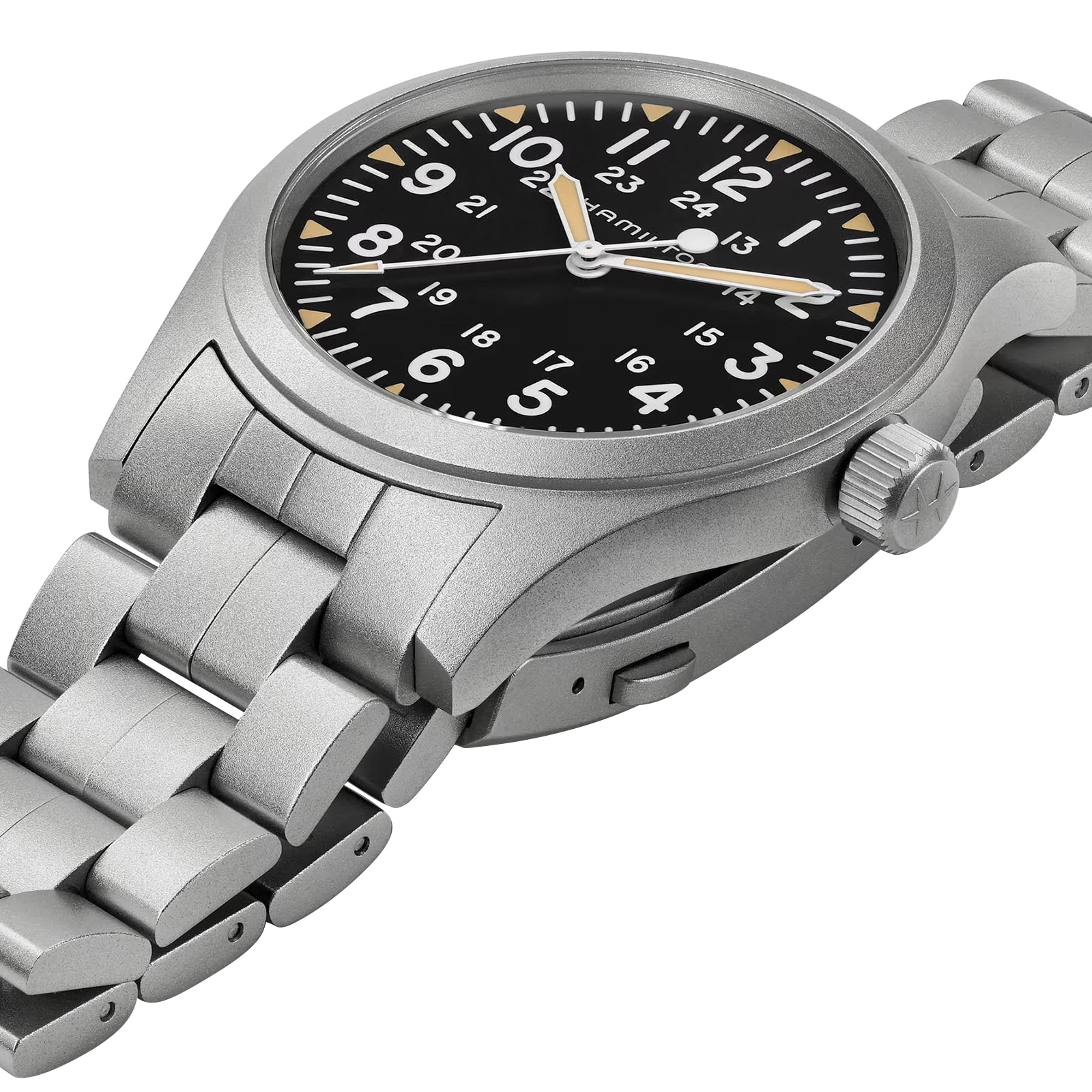 Hamilton Khaki Field Mechanical 42mm Mens Watch Black H69529133 ...