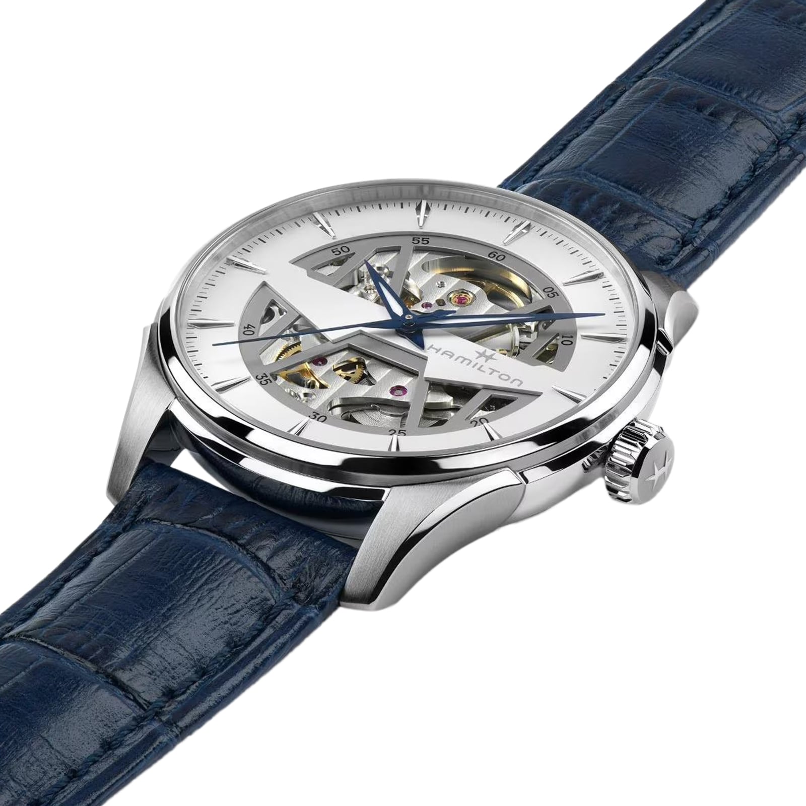 Hamilton Jazzmaster Skeleton Auto Automatic 40mm Mens Watch H42535610 ...