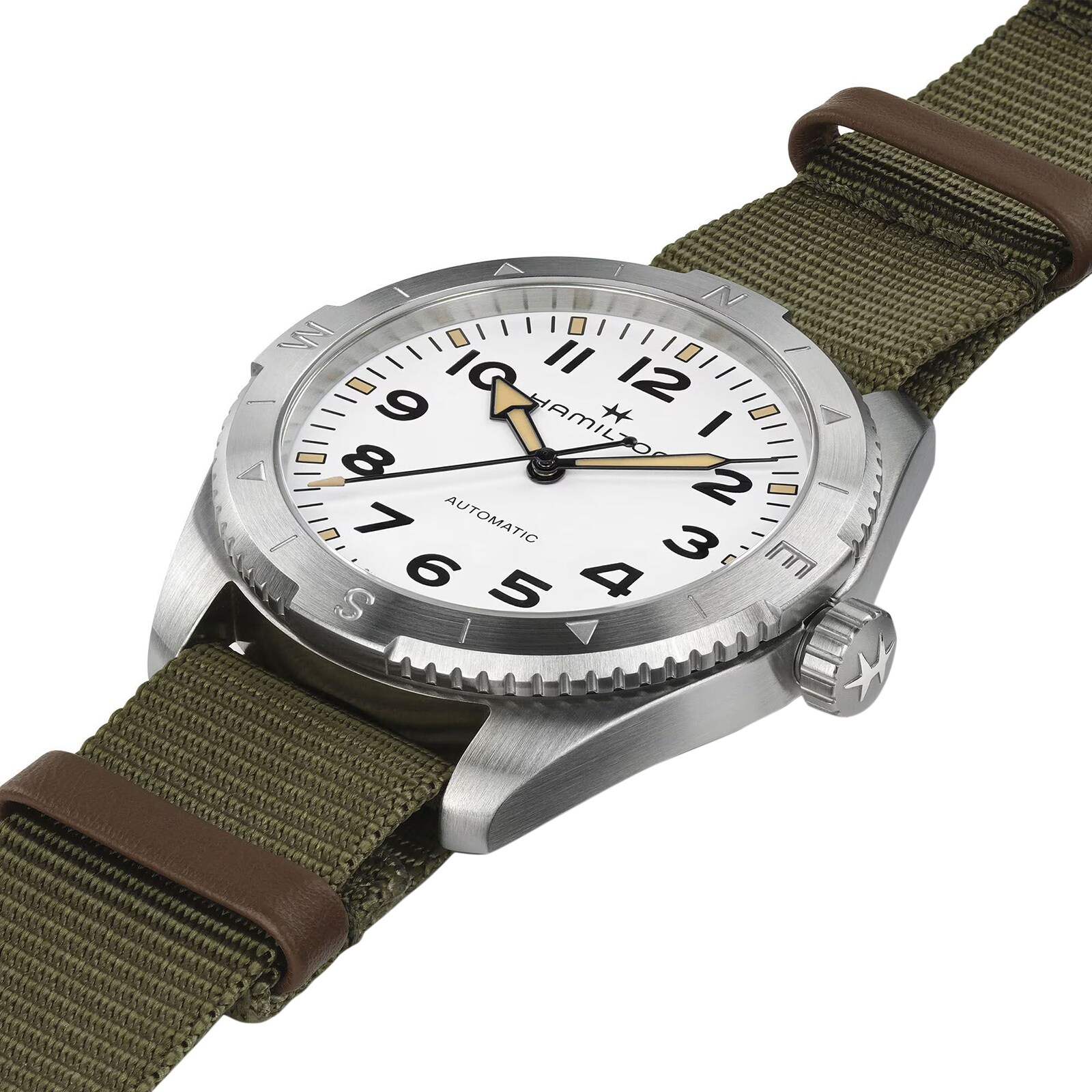 Hamilton Khaki Field Expedition Auto 41mm Mens Watch White H70315910 ...
