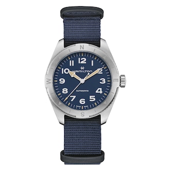 Hamilton Khaki Field Expedition Auto 41mm Mens Watch Blue H70315940 ...