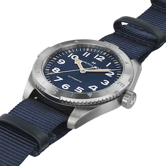 Hamilton Khaki Field Expedition Auto 41mm Mens Watch Blue H70315940 ...