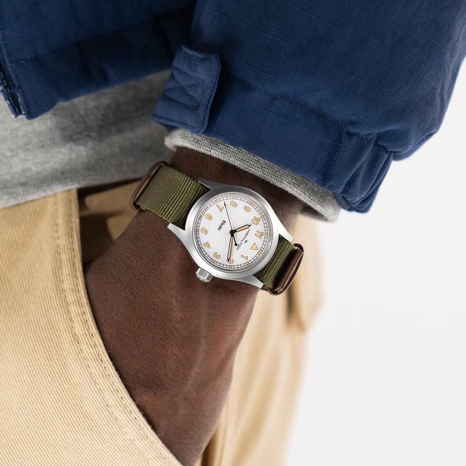 Hamilton Khaki Field 38mm Unisex Watch White H69401910 | Watches Of ...