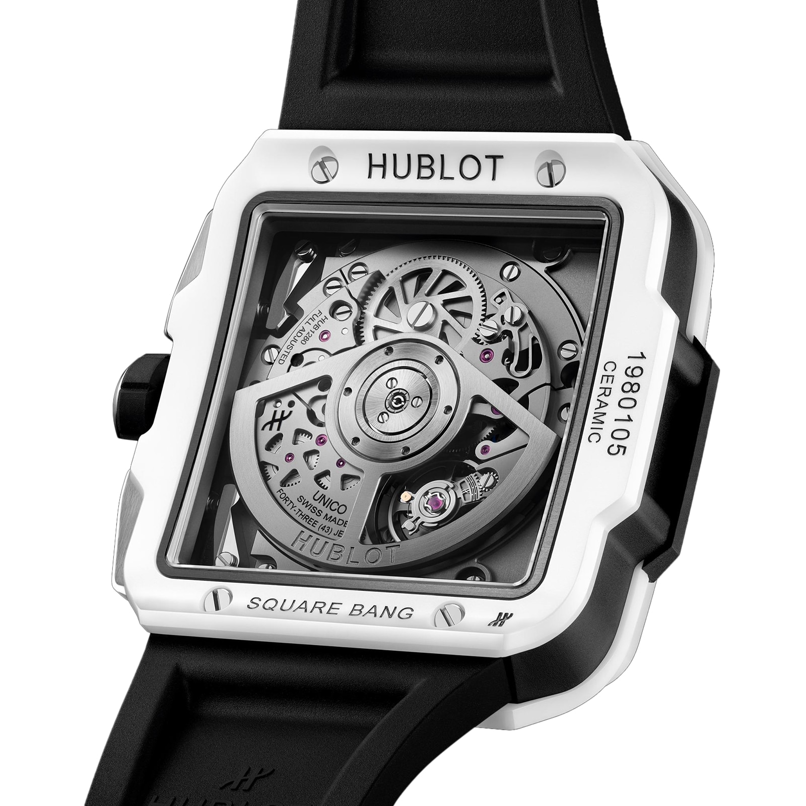 Hublot Square Bang Unico White Ceramic 42mm 821.HX.0170.RX | Watches Of ...