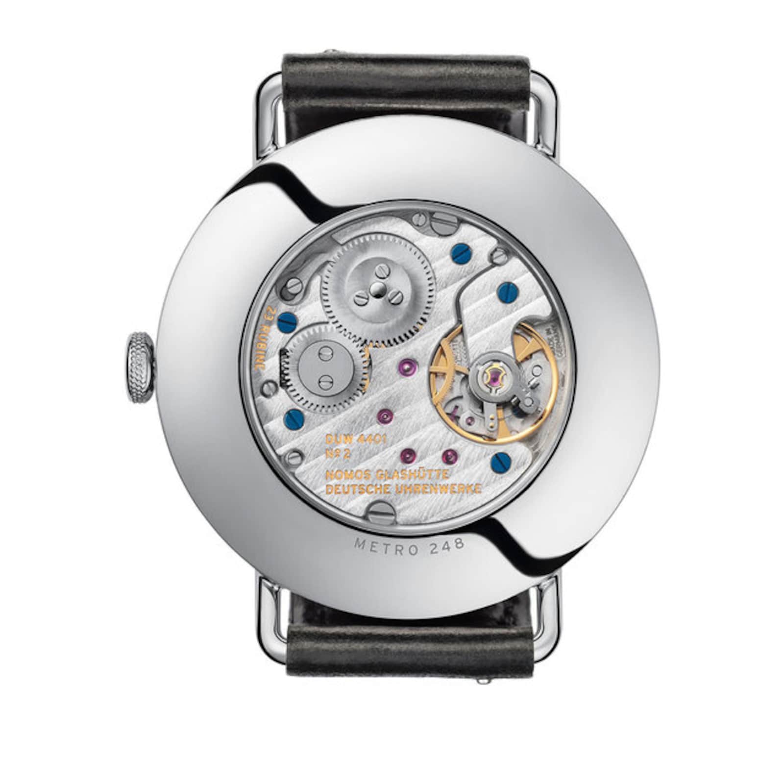 NOMOS Glashutte Metro Date Power Reserve 1101 | Watches Of Switzerland UK