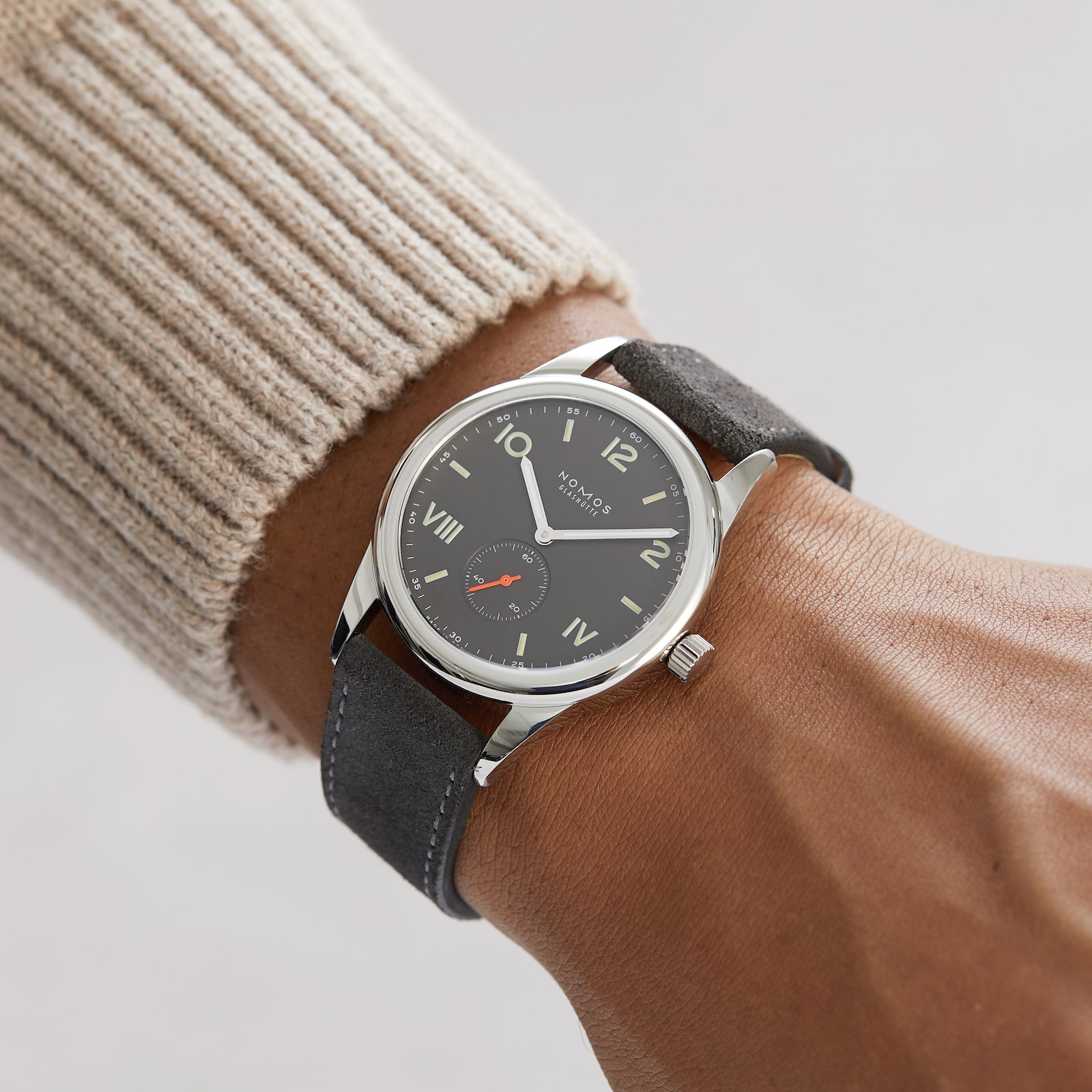 NOMOS Glashutte Club Campus Night 38mm Mens Watch 738 | Goldsmiths