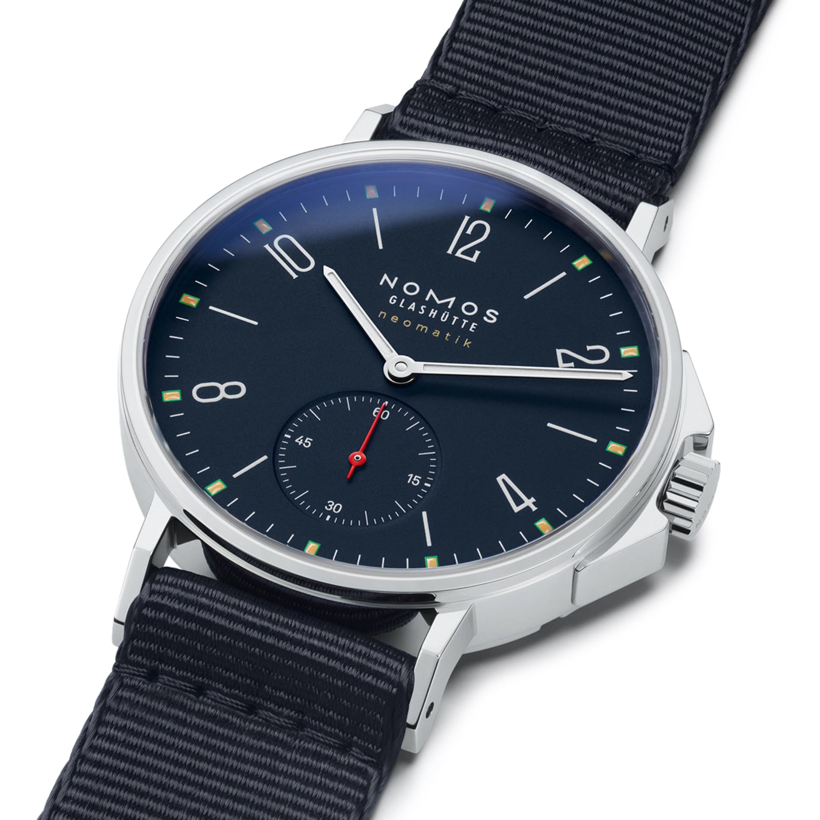NOMOS Glashutte Ahoi Neomatik Atlantic 36mm Unisex Watch 567 | Goldsmiths