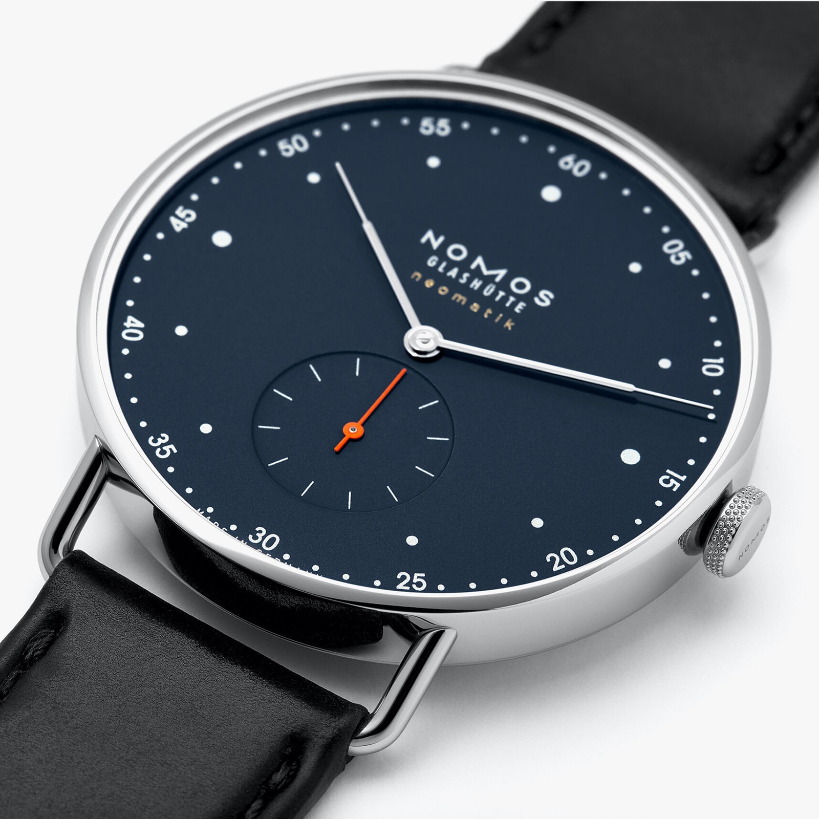 NOMOS Glashutte Metro Neomatik Midnight Blue 39mm Mens Watch 1115 ...