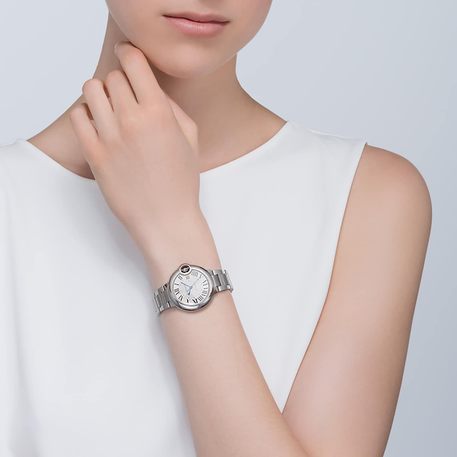 Cartier Ballon Bleu De Cartier Watch 33mm, Automatic Movement, Steel ...