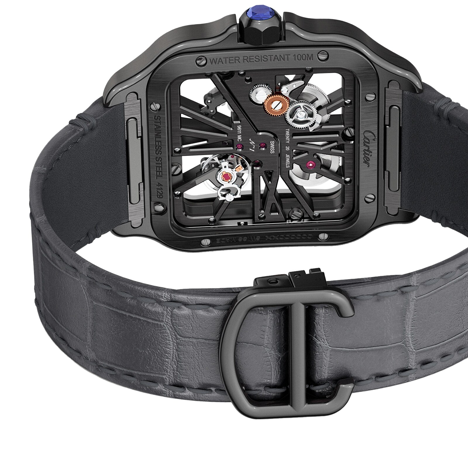 Cartier Santos De Cartier Skeleton Watch WHSA0009 | Watches Of ...