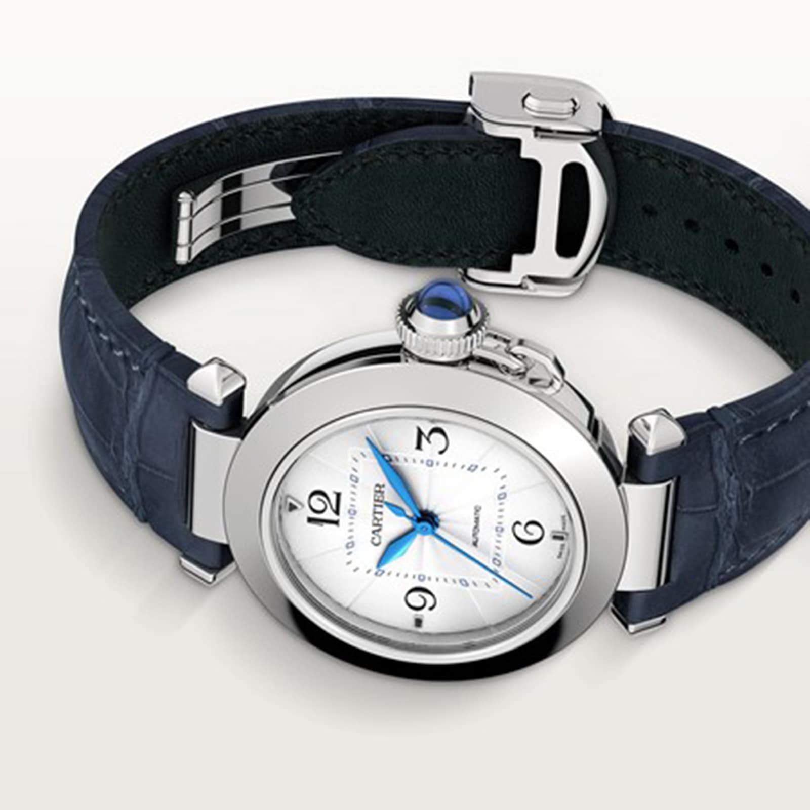 Cartier Pasha De Cartier Watch 35mm, Automatic Movement, Steel, 2 ...