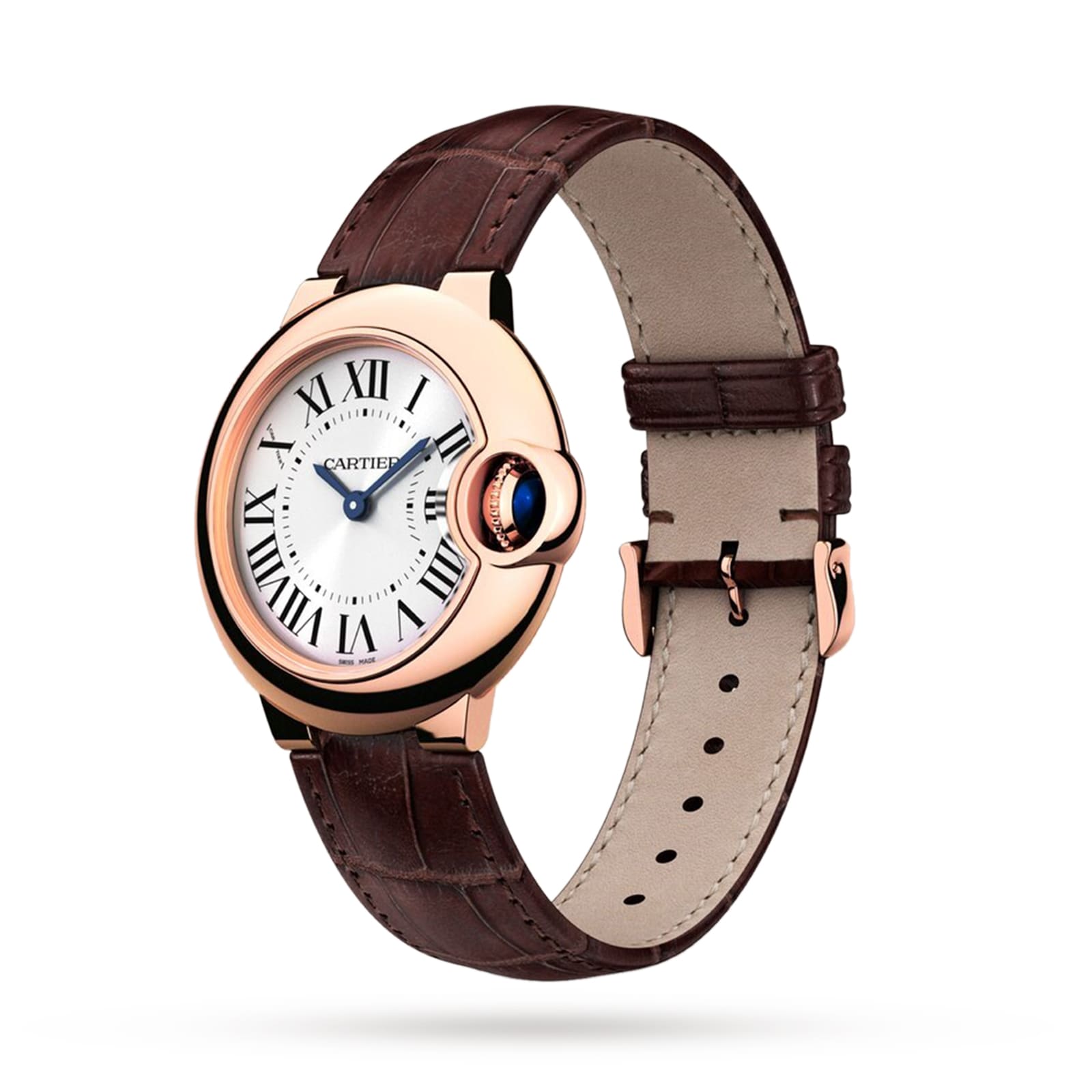 Cartier Ballon Bleu De Cartier Watch 28mm, Quartz Movement, Rose Gold ...