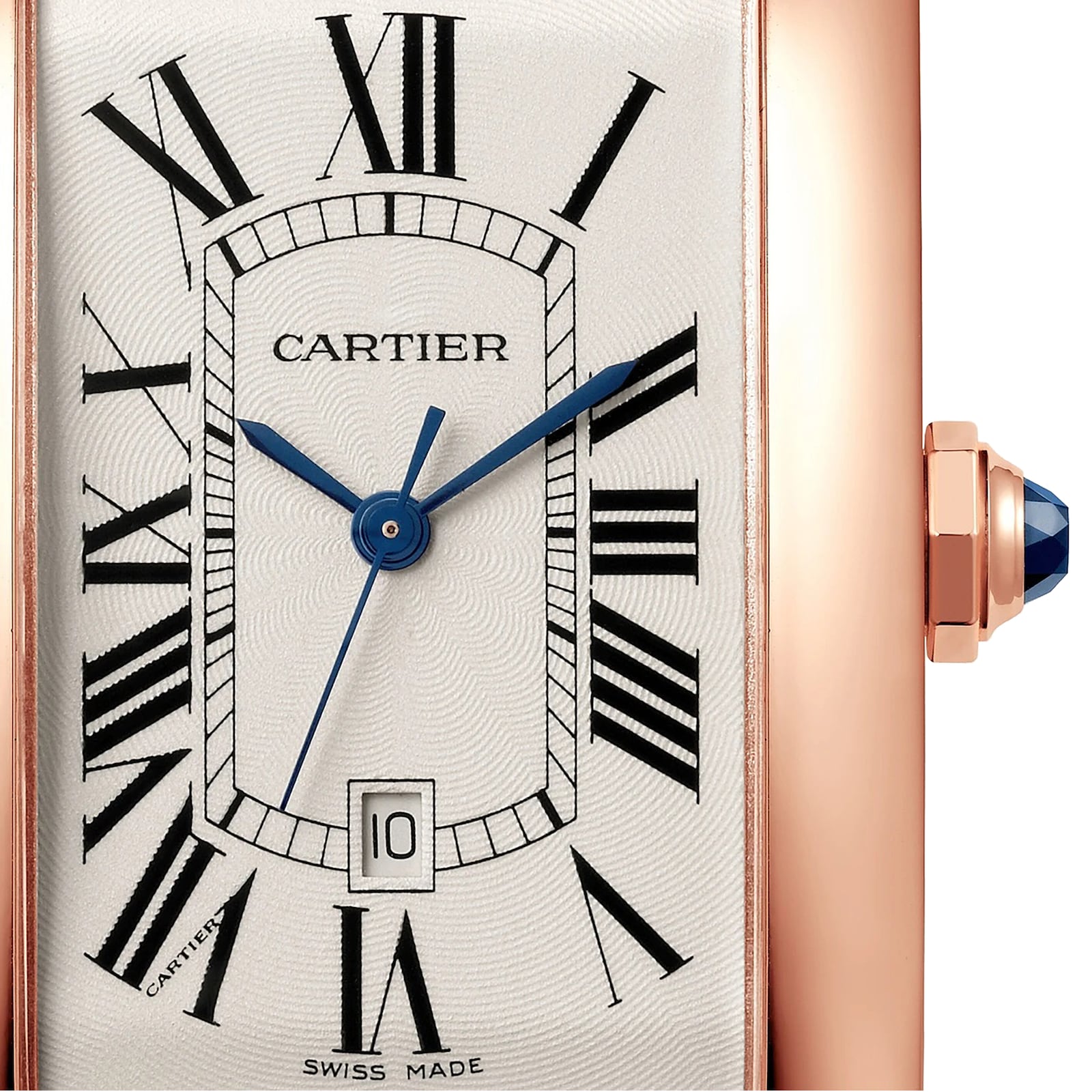 Cartier Tank Americaine Watch, Medium Model, Mechanical Movement With ...
