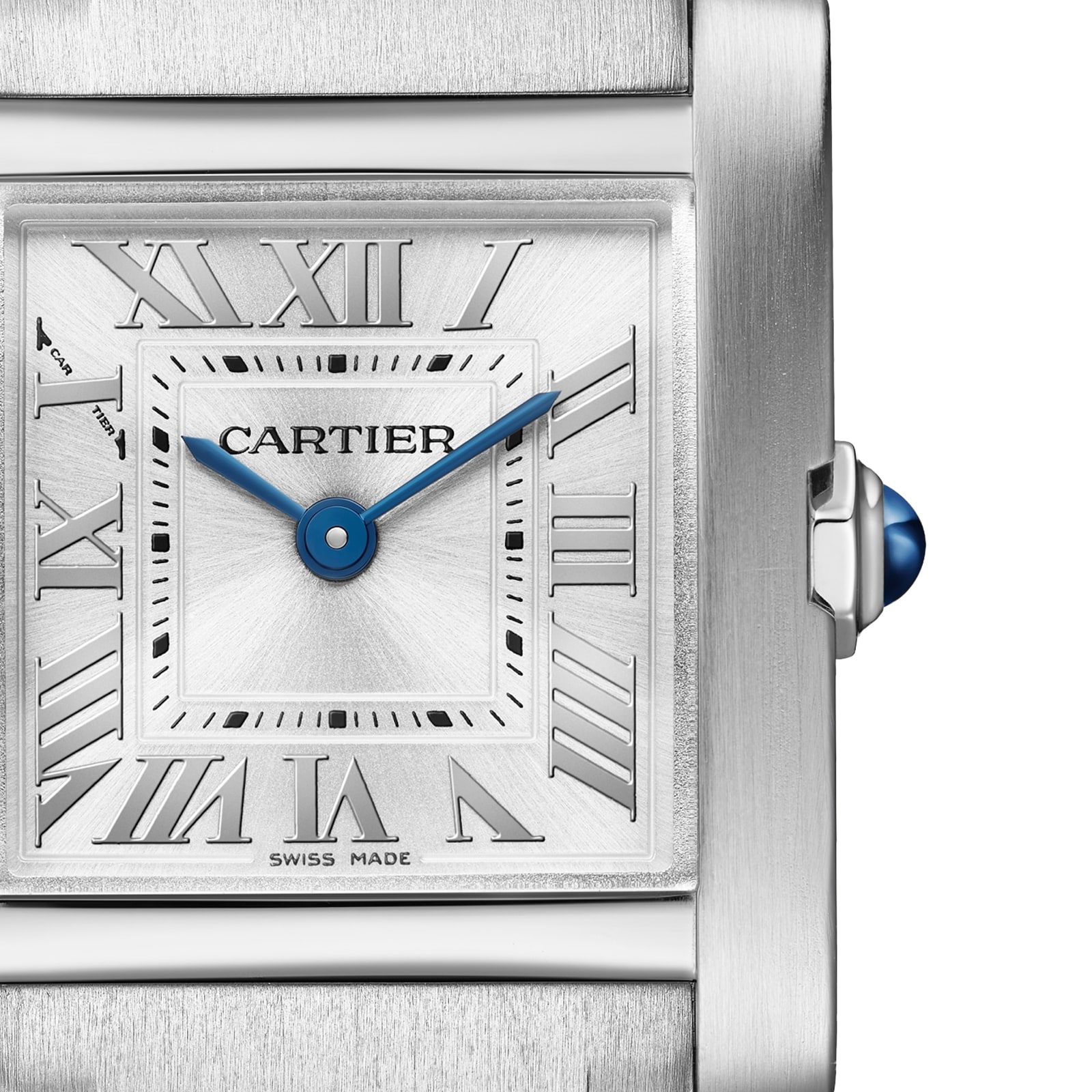 Cartier Tank Française Watch Small Model, Quartz Movement, Steel ...