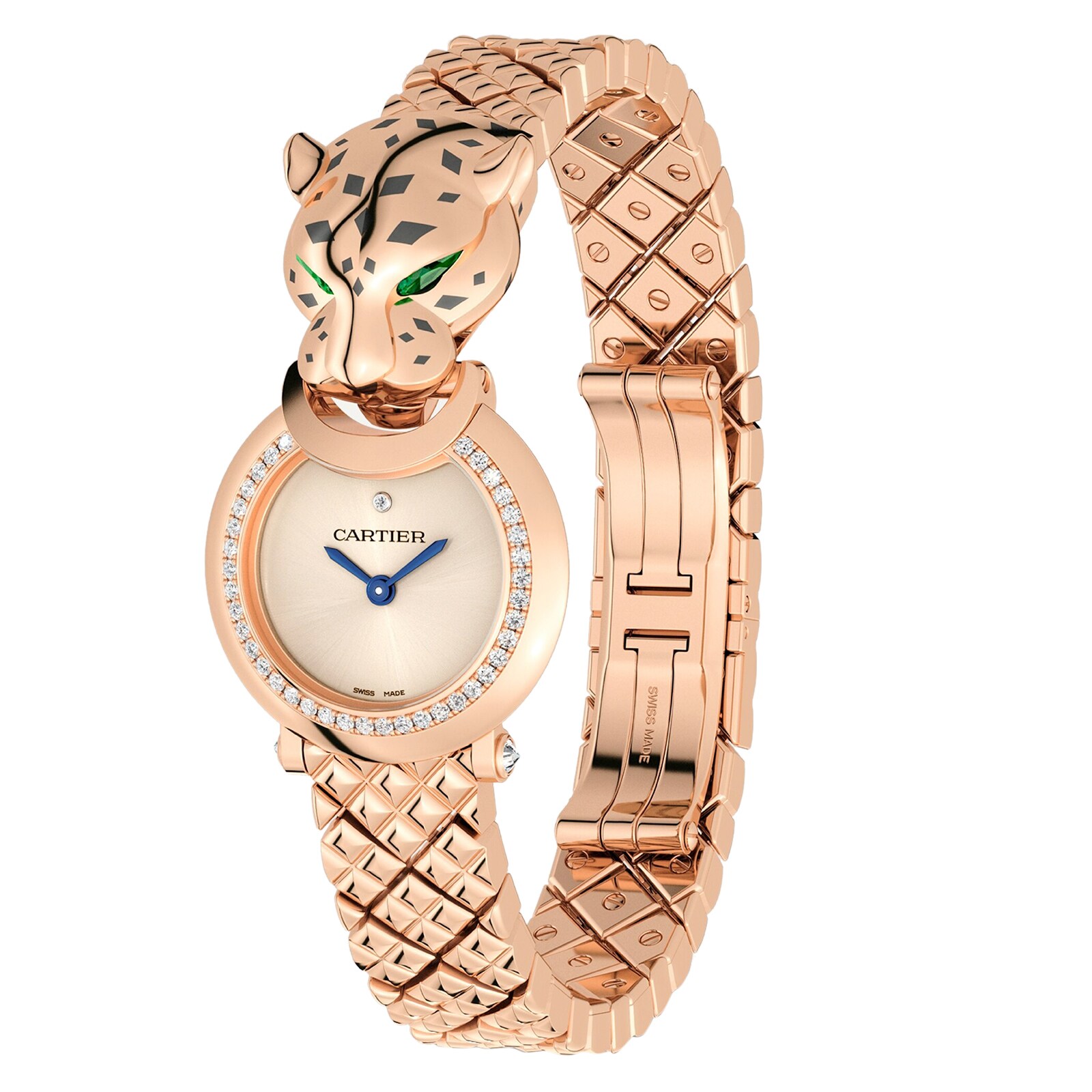 Cartier La Panthère Watch, 23.6 mm, Quartz Movement, Rose Gold HPI01381 ...