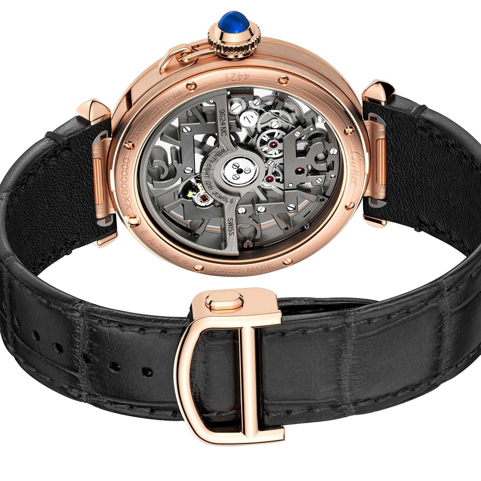 Cartier Pasha De Cartier watch, 41 mm, Skeleton, Mechanical Movement ...