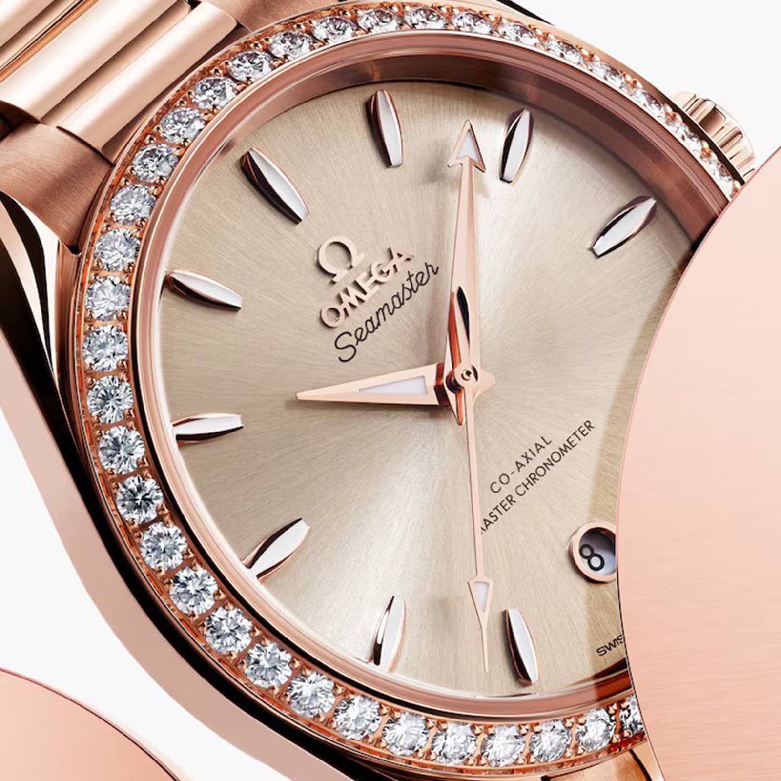 Omega Seamaster Aqua Terra Shades 38mm Ladies Watch Beige ...
