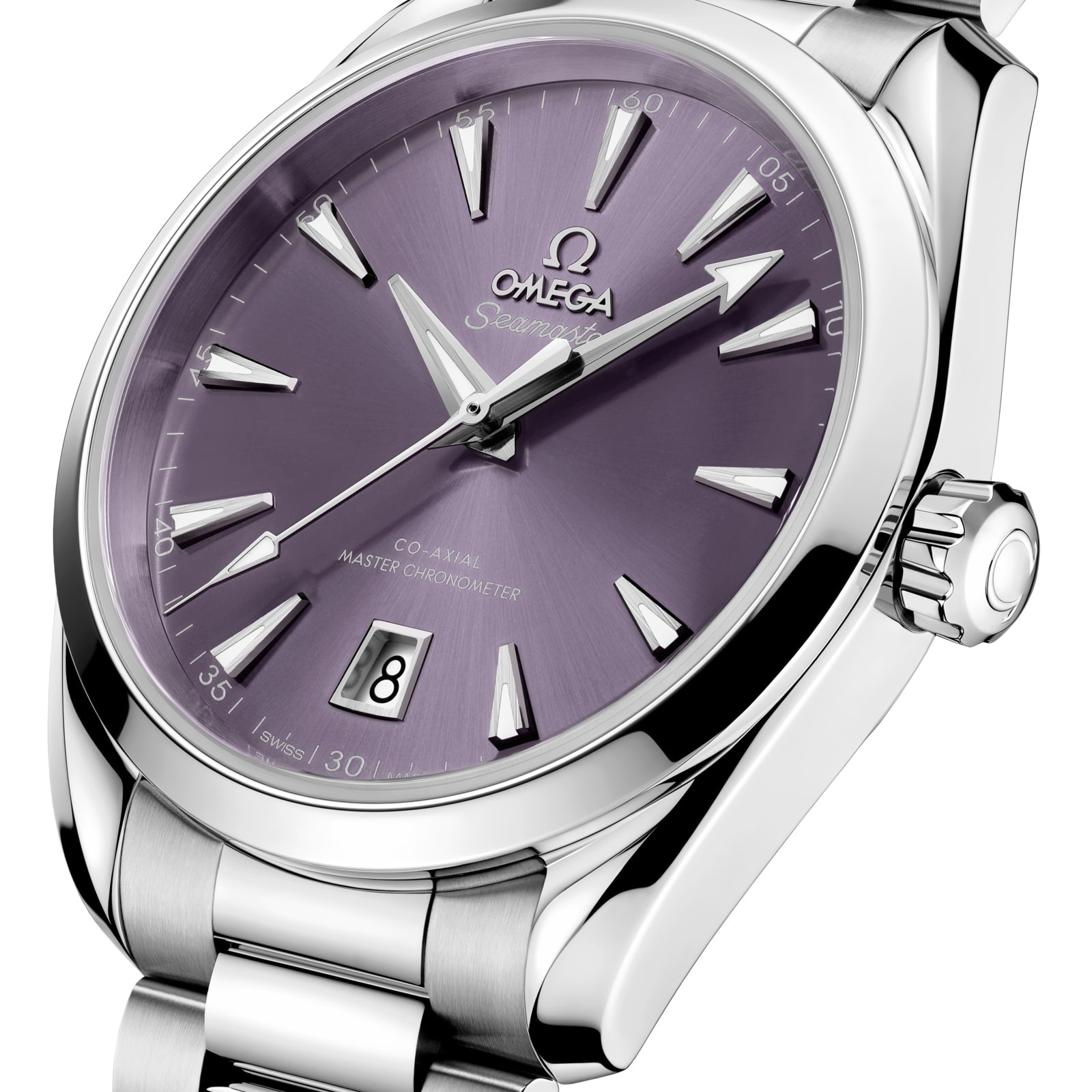 Omega Seamaster Aqua Terra Shades 38mm Unisex Watch Purple ...