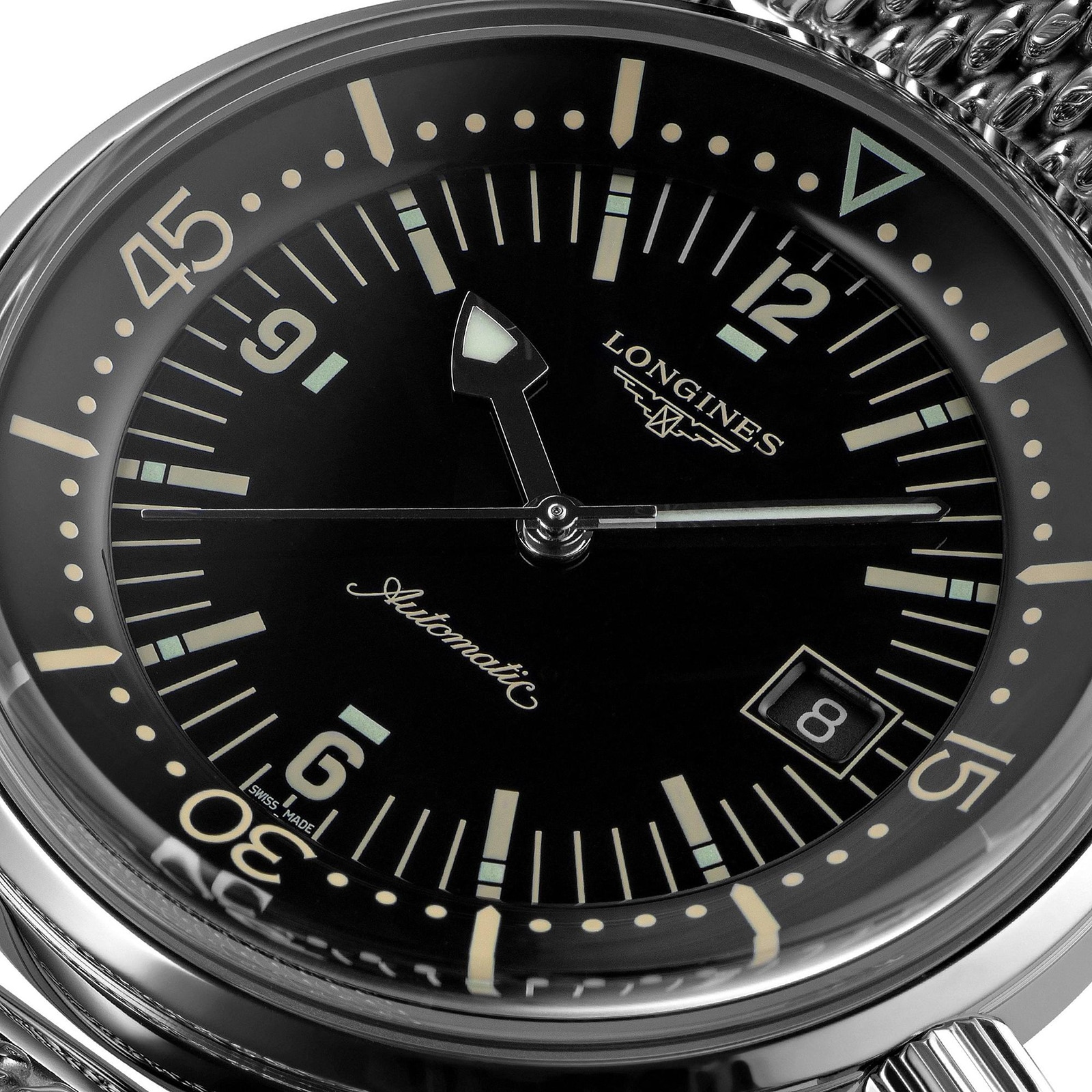 Longines Legend Diver Heritage 42mm Mens Watch L37744506 | Goldsmiths