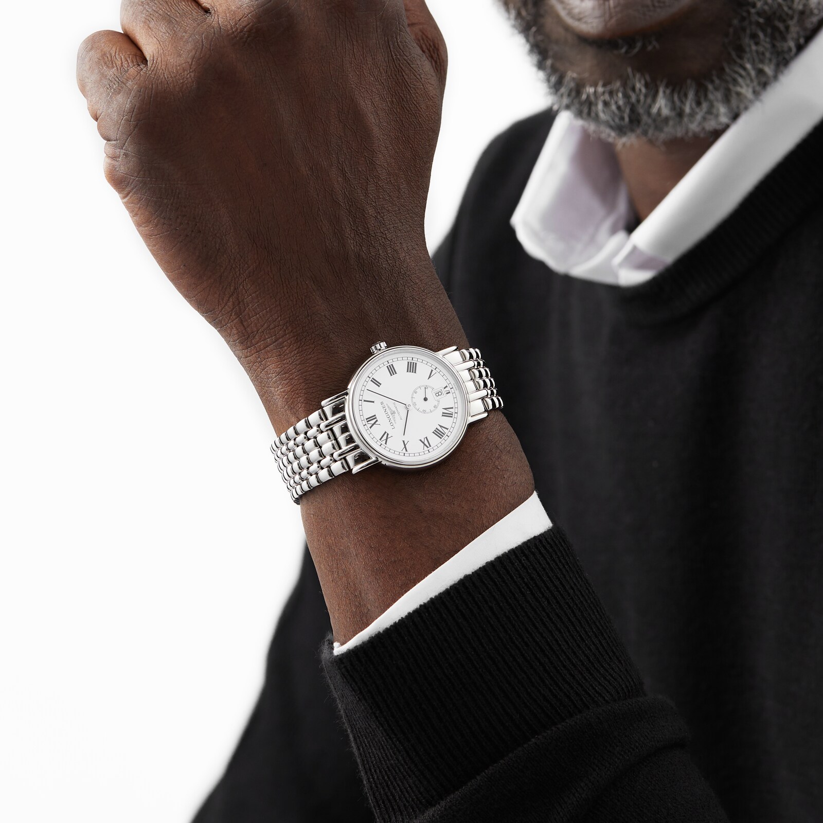 Longines Presence 38mm Mens Watch L48054116 | Watches Of Switzerland UK