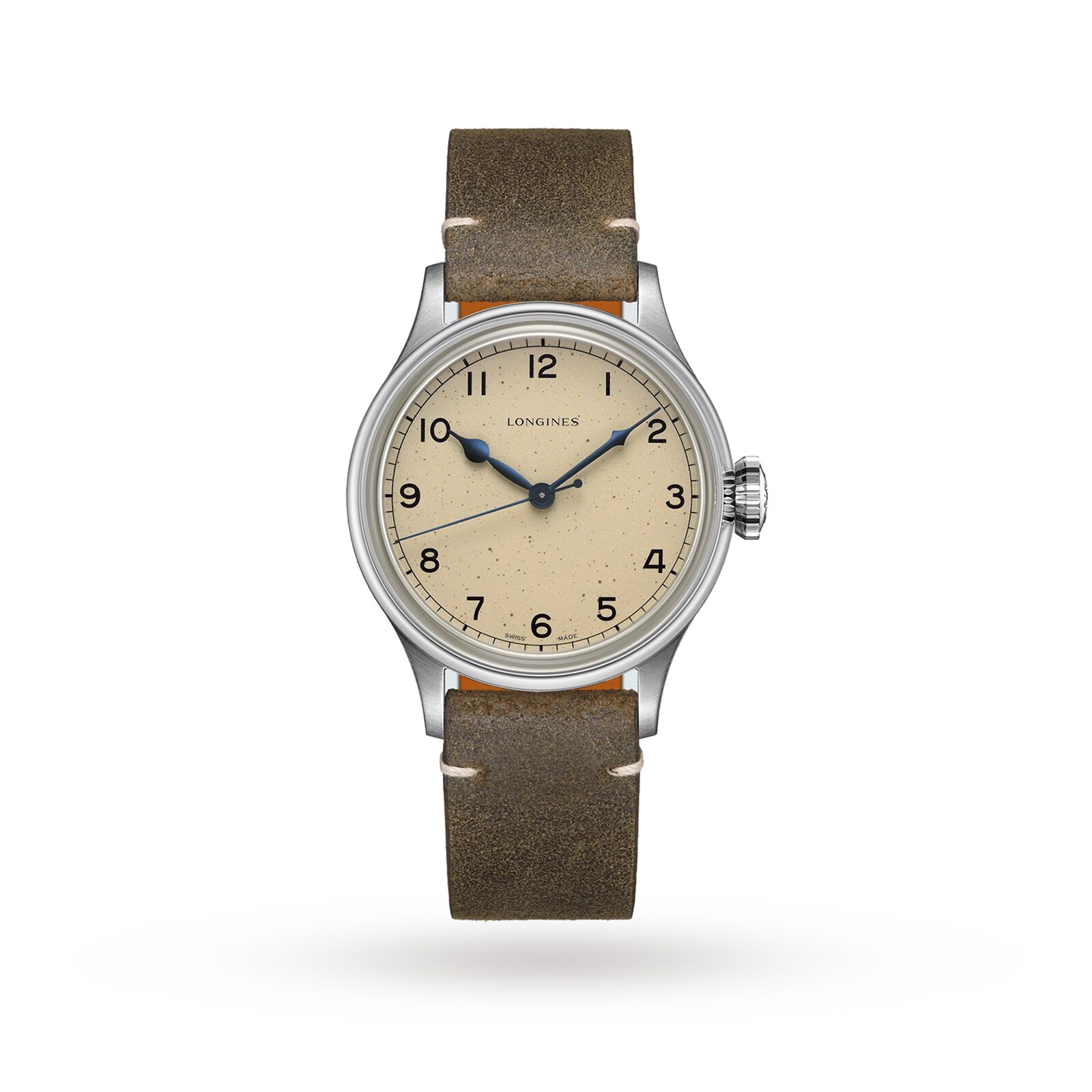 Longines Military 39mm Mens Watch L28194932 | Watches Of Switzerland UK