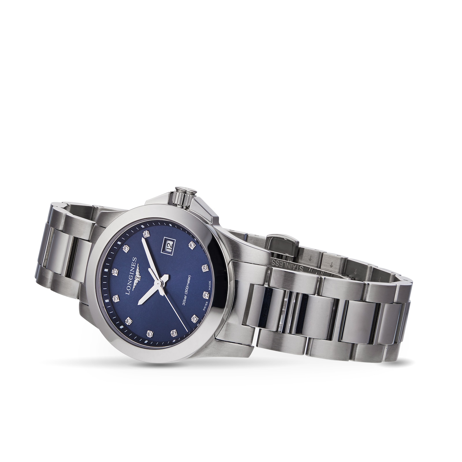 Longines Conquest 29.5mm Ladies Watch L33764976 | Goldsmiths